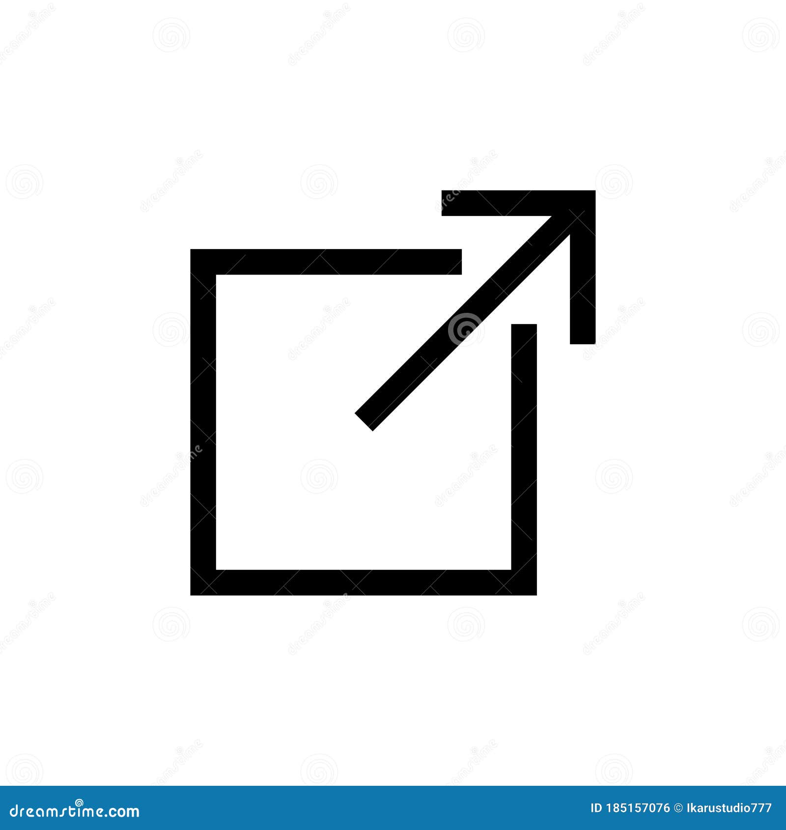 Link Icon Vector. Link Vector Icon. External Link Symbol Vector Icon ...