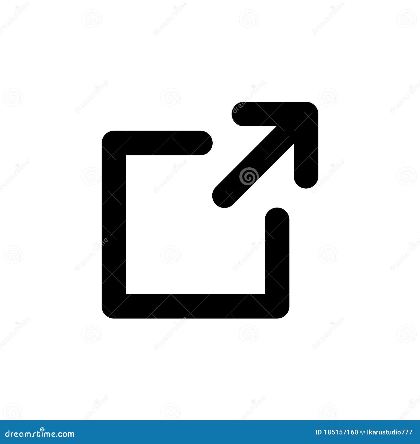 Link Icon Vector. Link Vector Icon. External Link Symbol Vector Icon ...