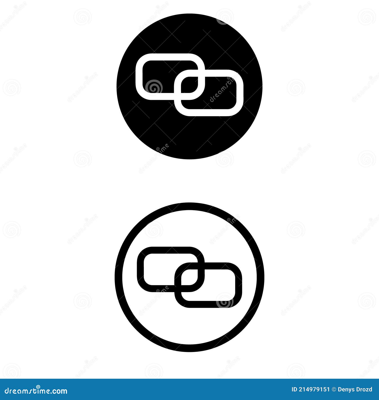 Link Icon Vector Set. Web Address Illustration Sign Collection. Website ...