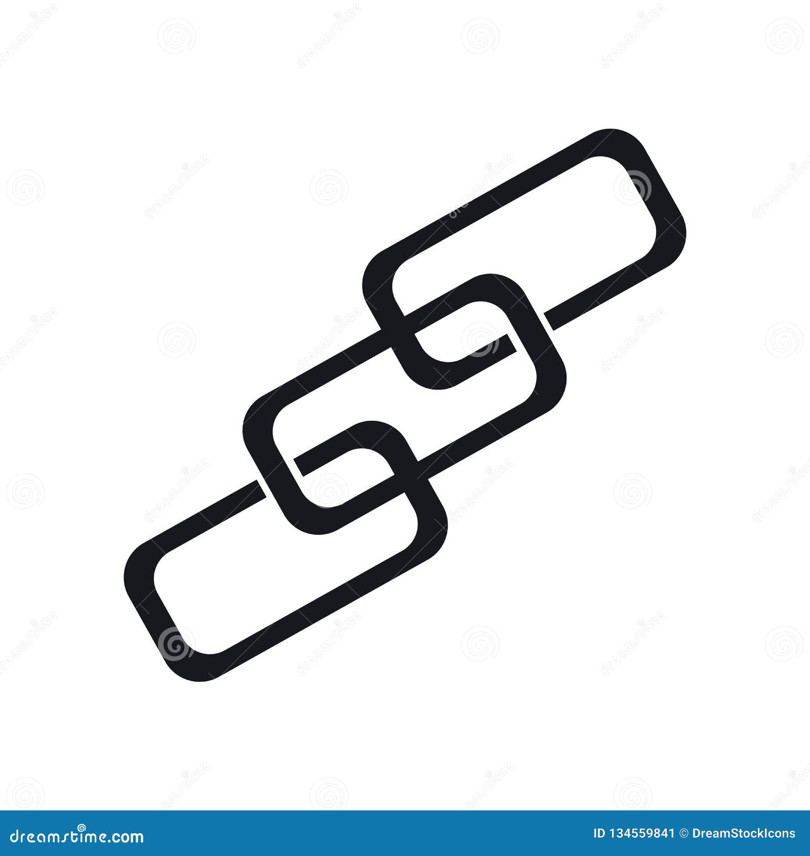 Link Icon Vector Sign and Symbol Isolated on White Background, Link ...