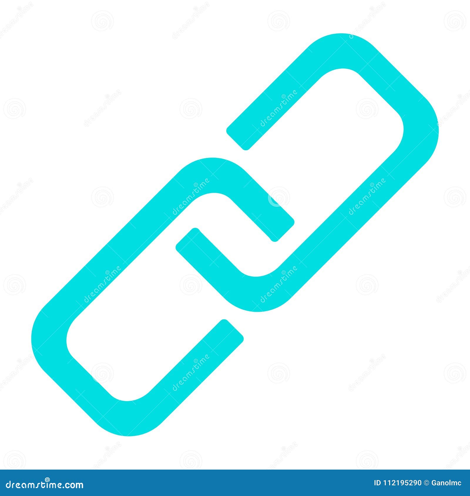 Link Icon. Vector Simple Minimal 96x96 Pictogram Stock Vector ...