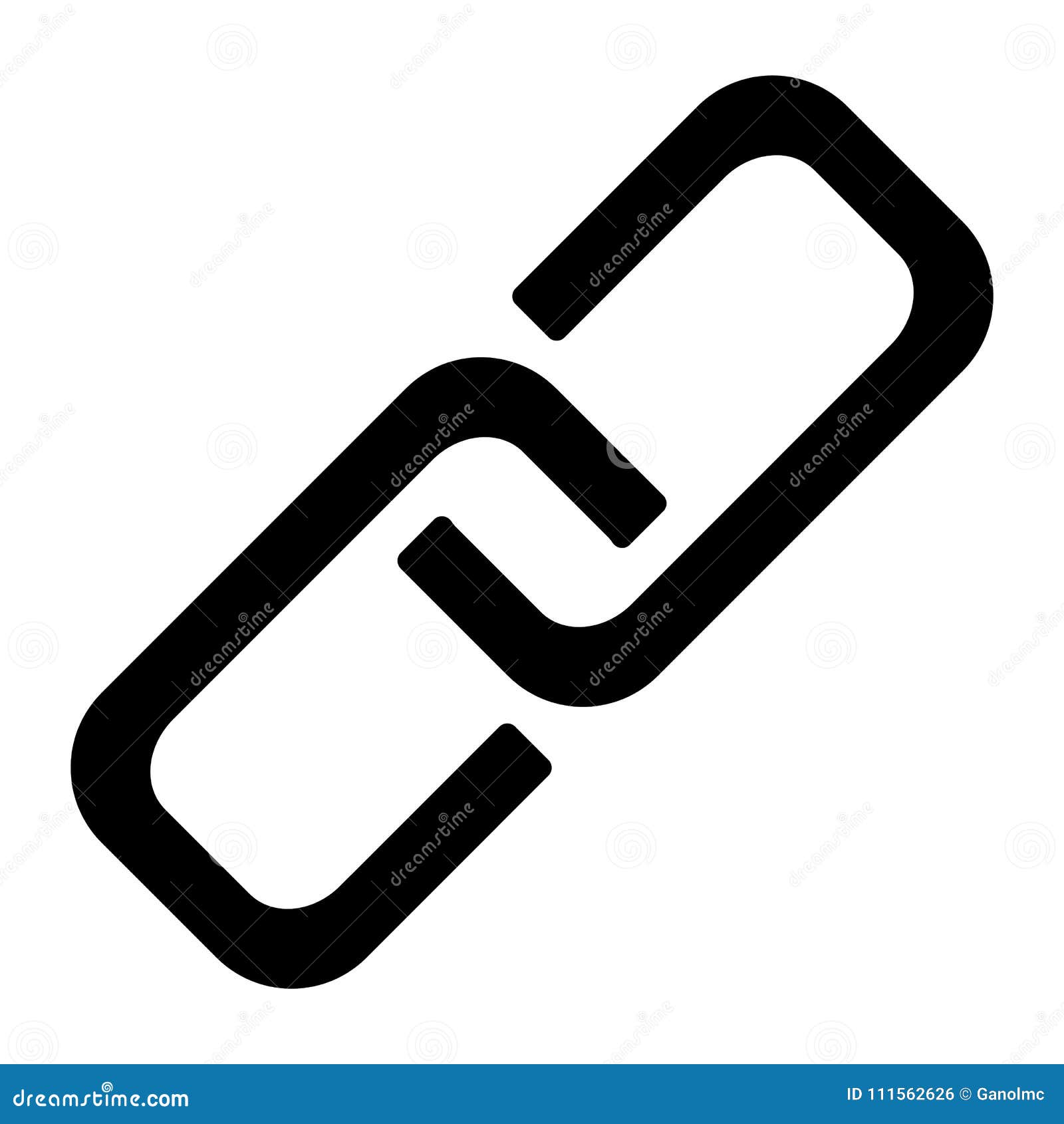 Link Icon. Vector Simple Minimal 96x96 Pictogram Stock Vector ...