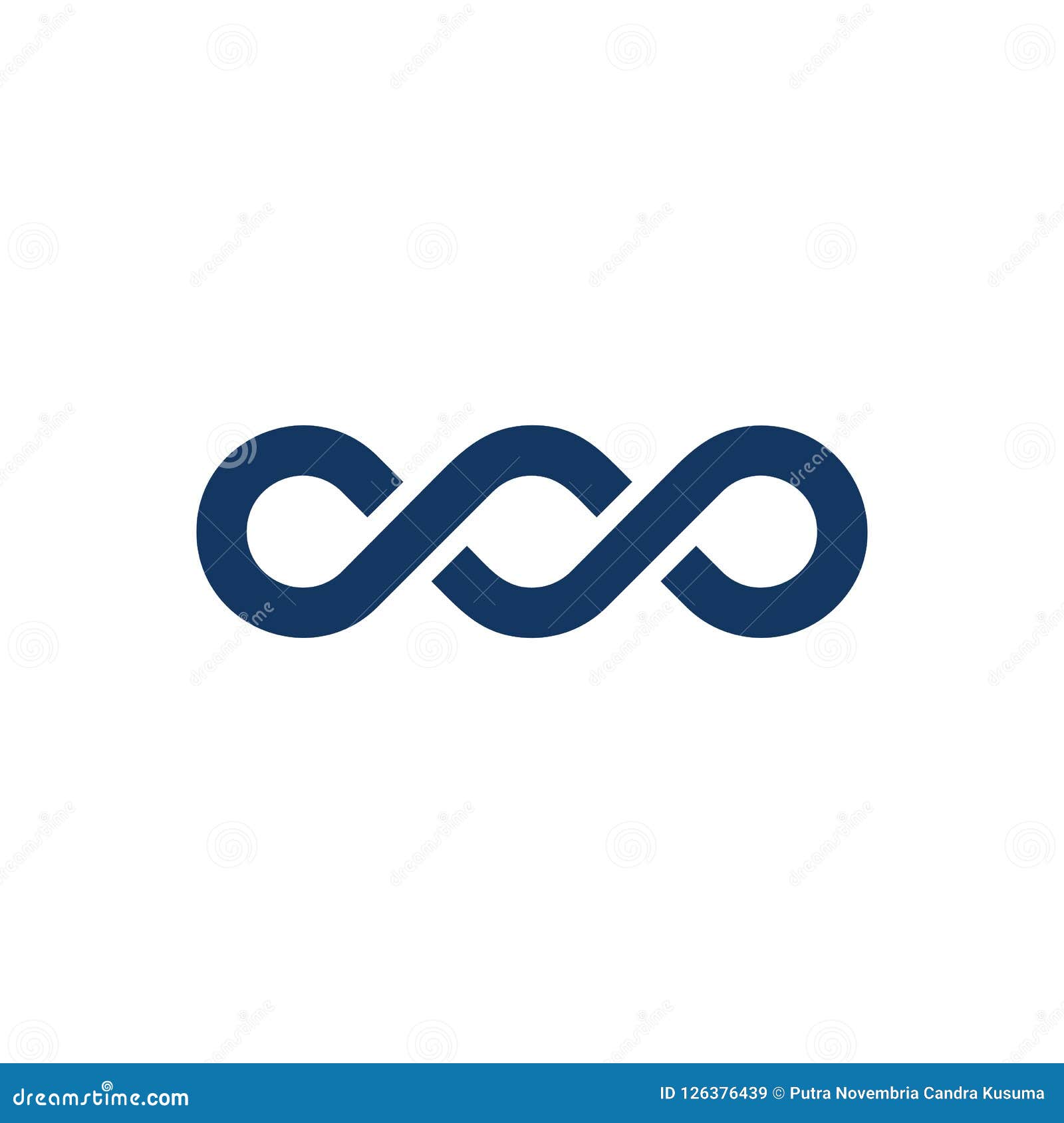 Link Infinity Head Logo Icon Design Stock Illustration - Illustration ...