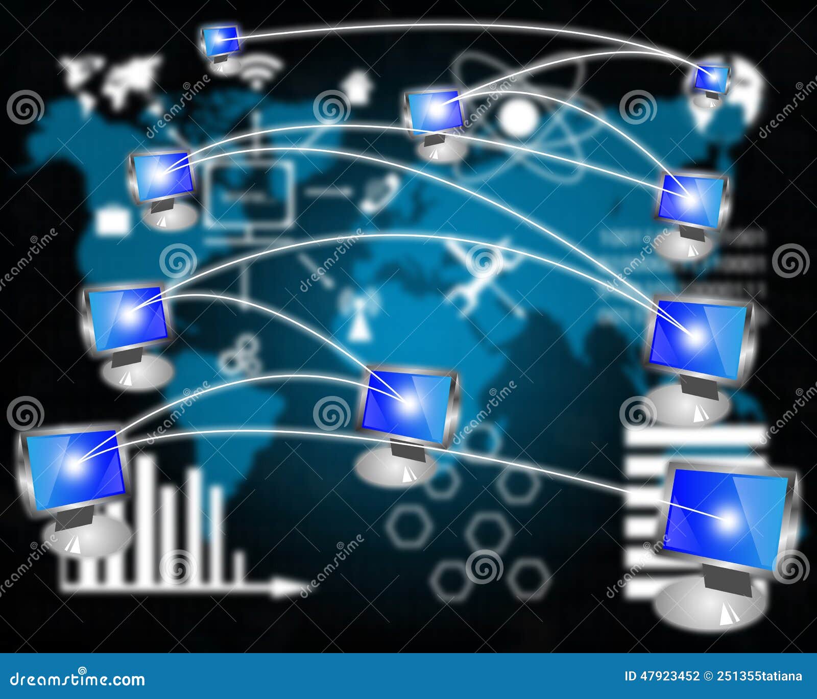 Link stock illustration. Illustration of global, computer - 47923452