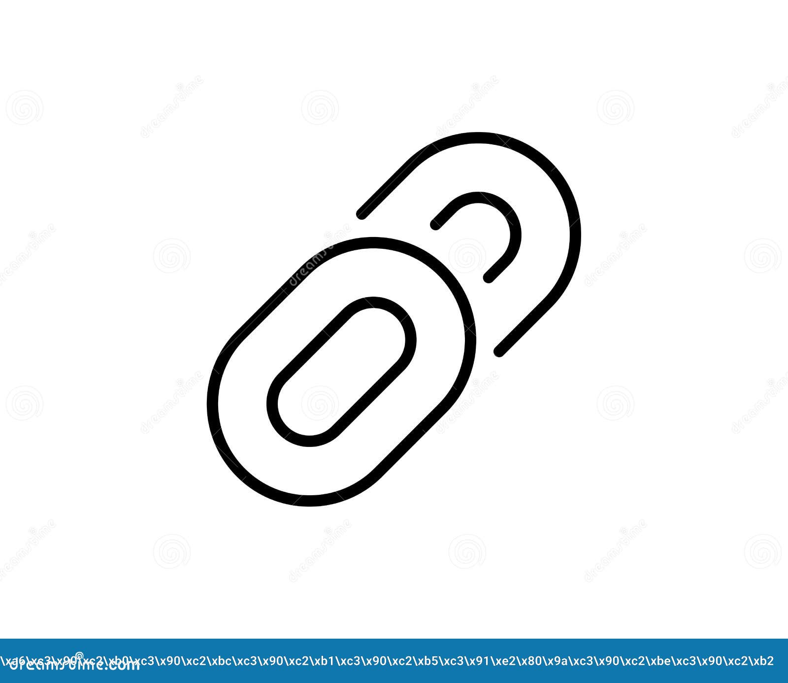 Link line icon stock vector. Illustration of gray, vector - 192401782