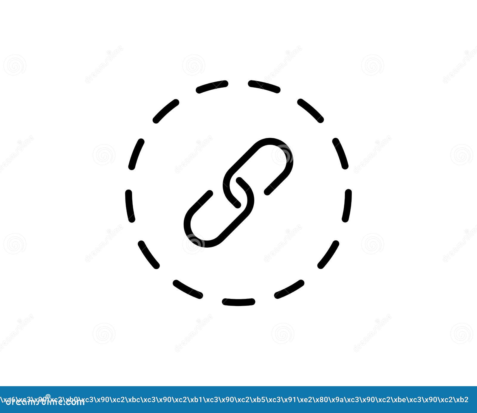 Link line icon stock vector. Illustration of linked - 192401784