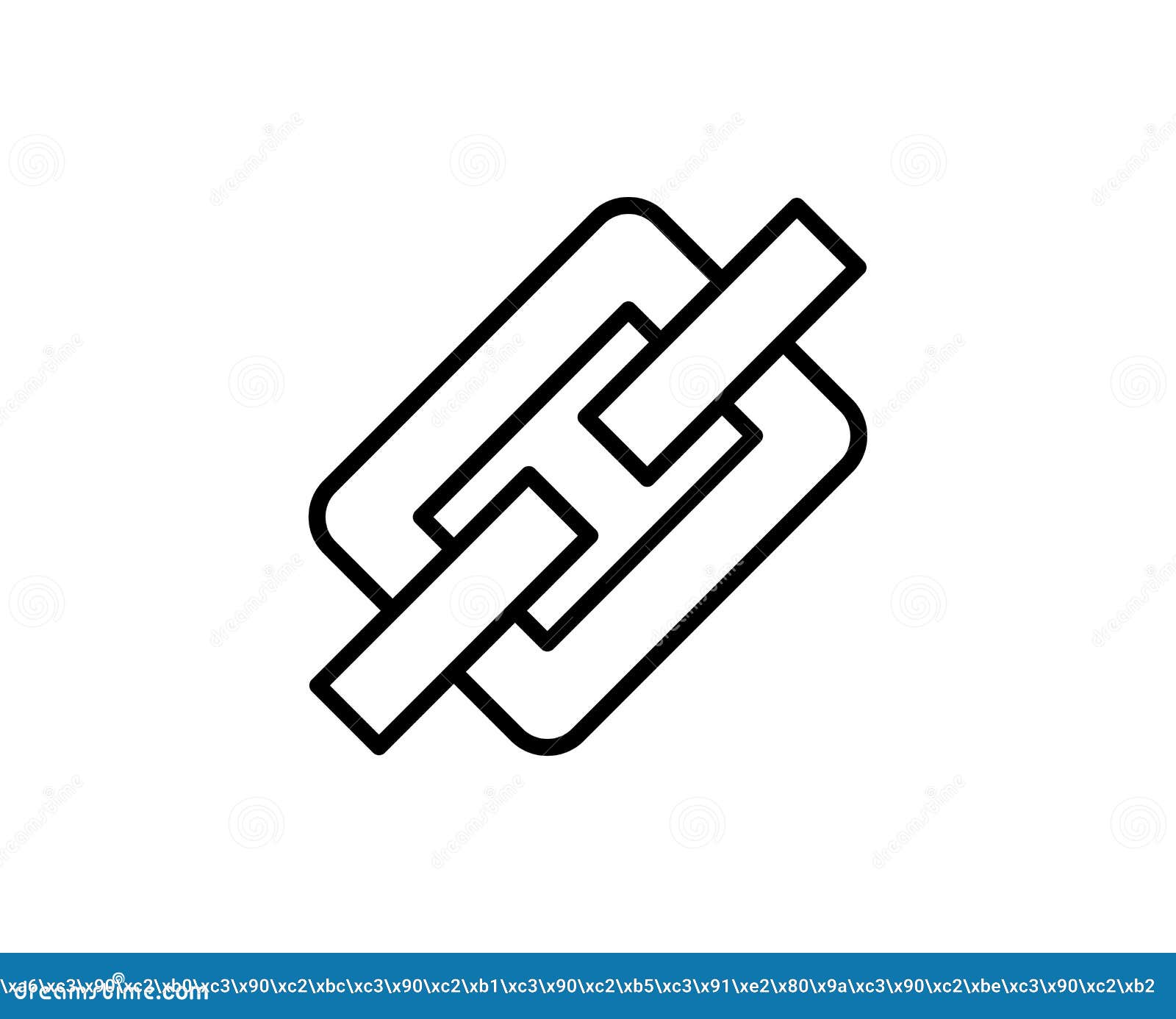 Link line icon stock vector. Illustration of isolated - 192401788