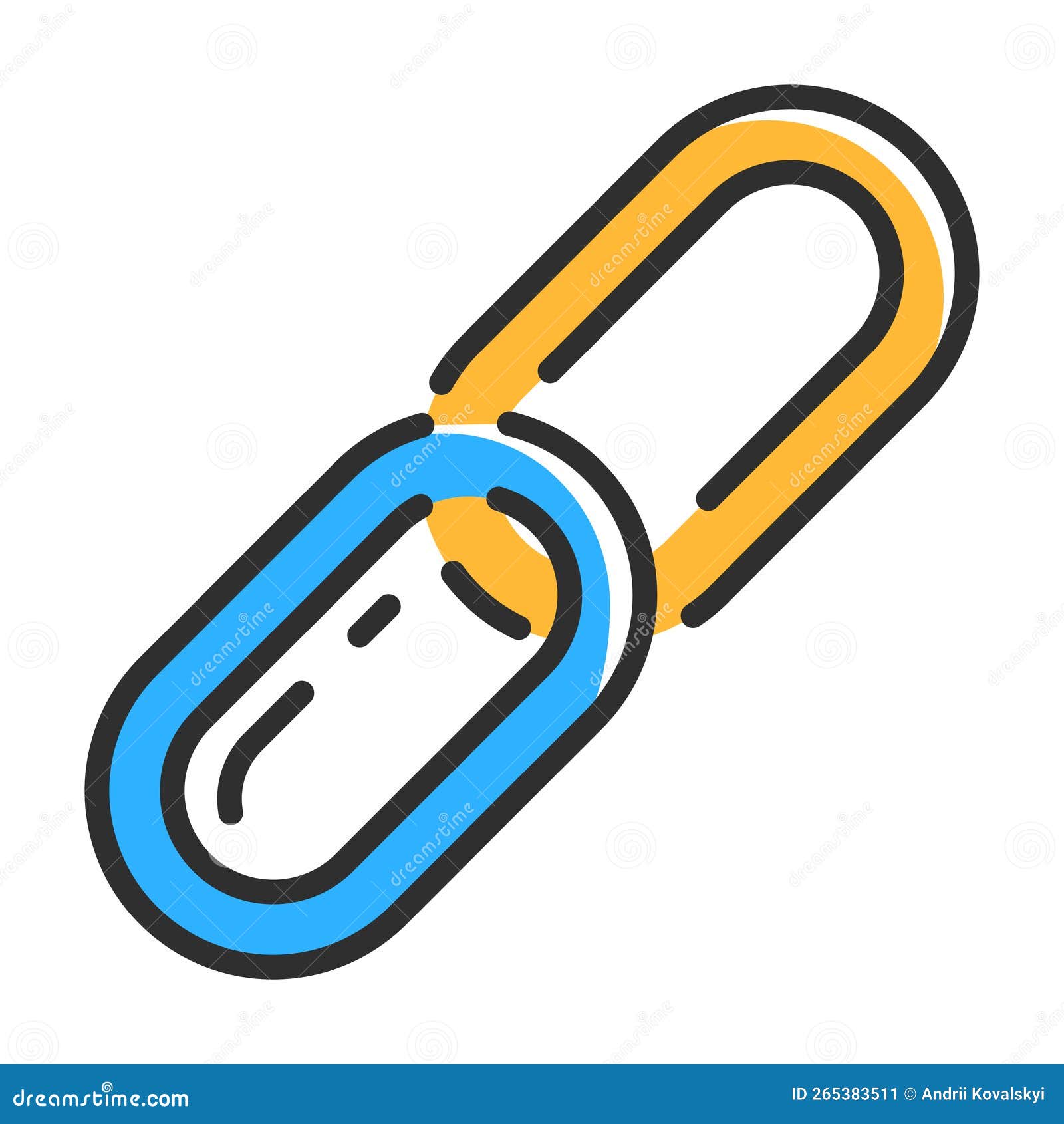Link Line Icon. Web, Computer and Mobile App Symbol Stock Illustration ...