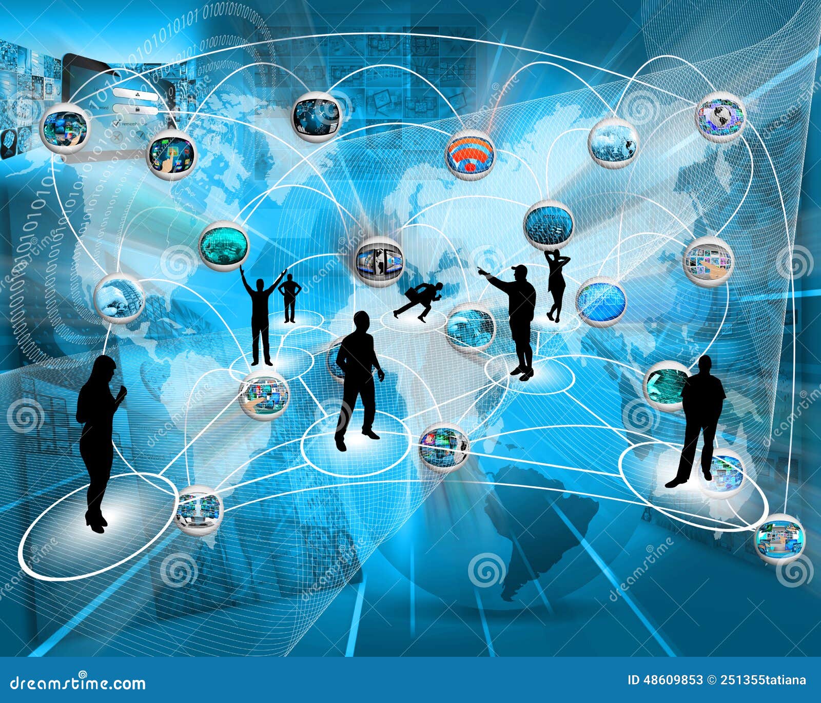 Link stock illustration. Illustration of globalization - 48609853