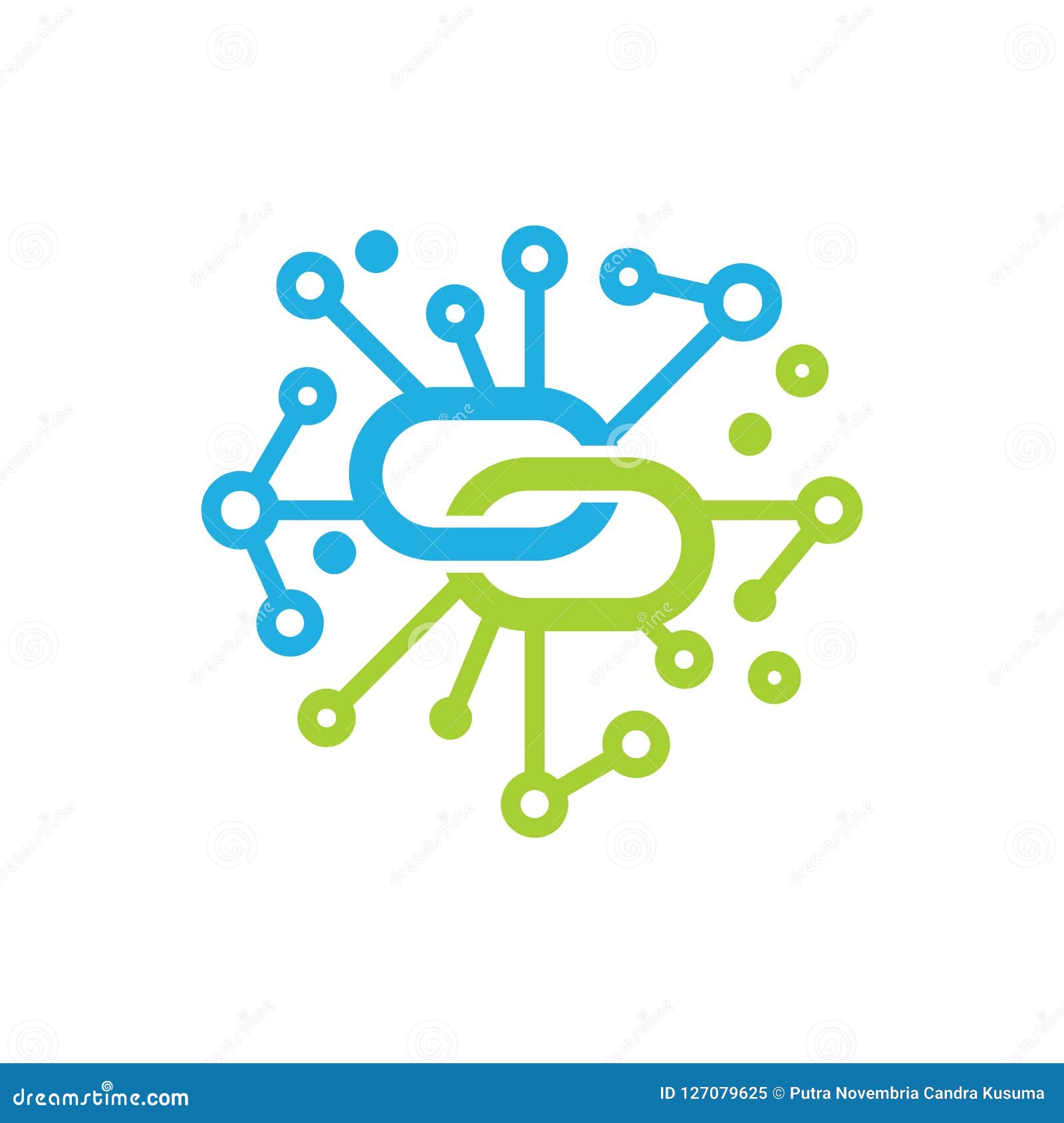 Link Network Logo Icon Design Stock Vector - Illustration of media ...