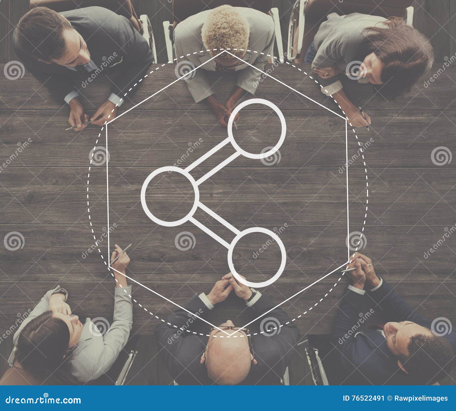 Link Sharing Information Technology Graphic Concept Stock Image - Image ...