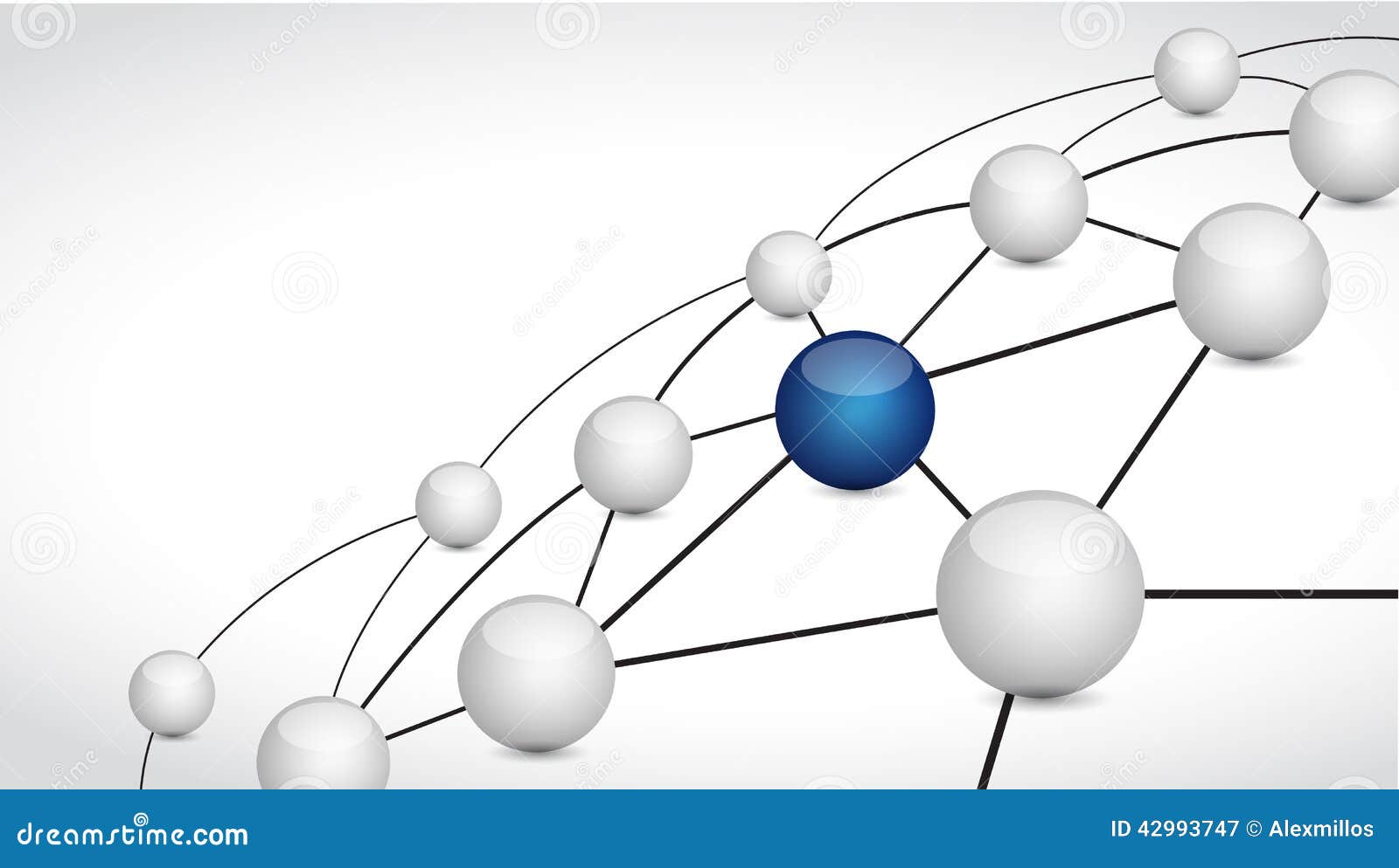 Link Spheres Illustration Design Stock Illustration - Illustration of ...