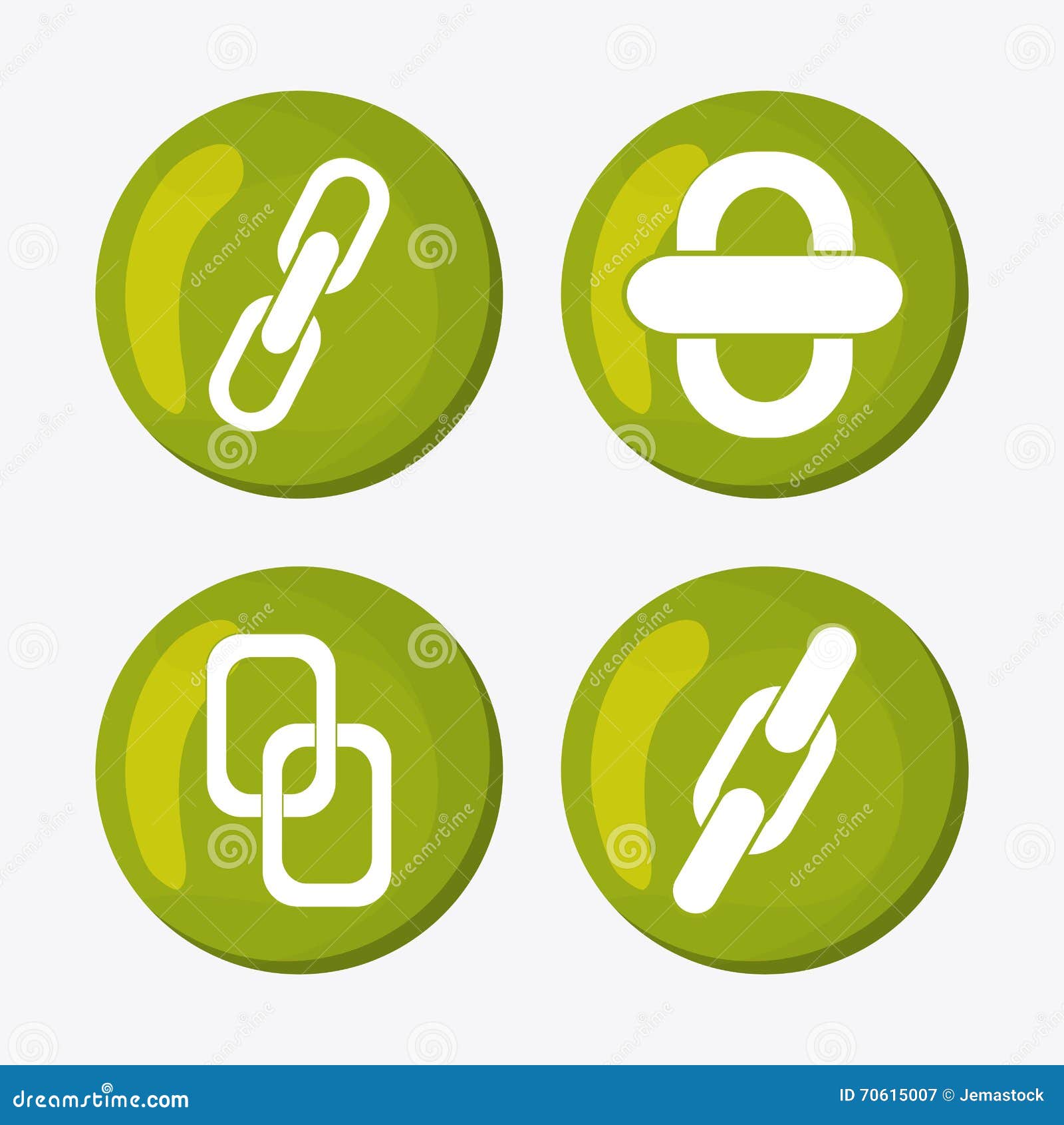 Link Symbol Design. Flat Illustration. Connection Concept Stock Vector ...