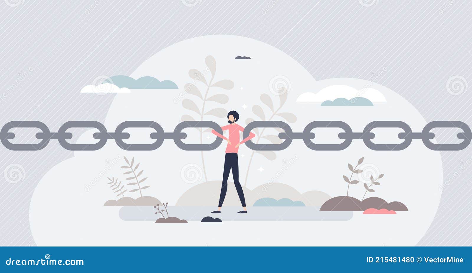 Link Together or Hold Elements As Strong Bond Support Tiny Person ...