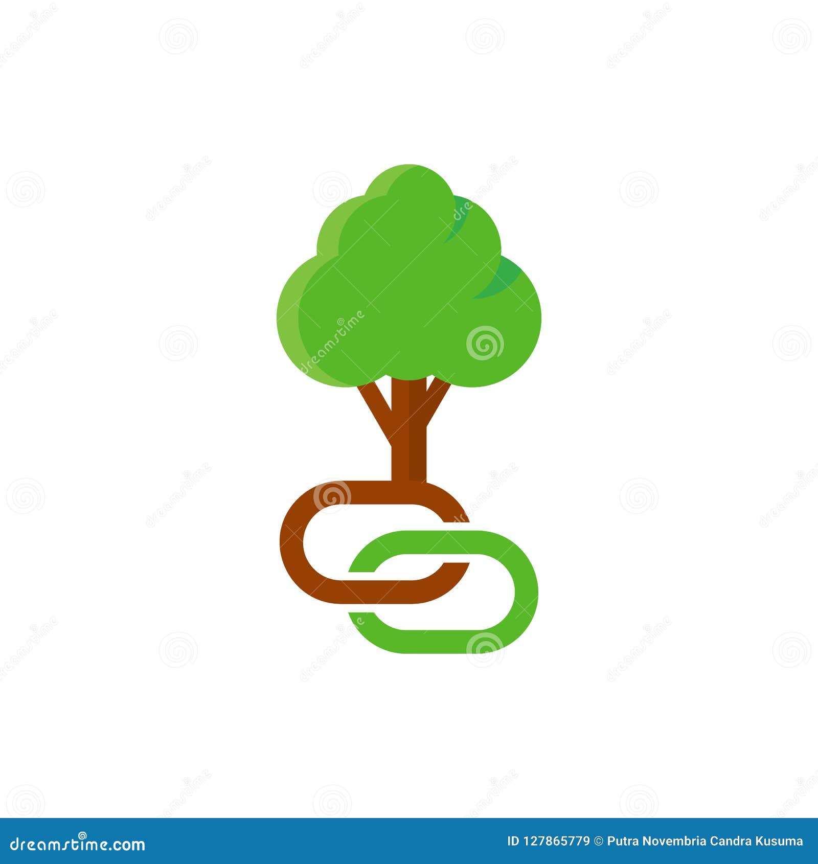 Link Tree Logo Icon Design stock vector. Illustration of business ...