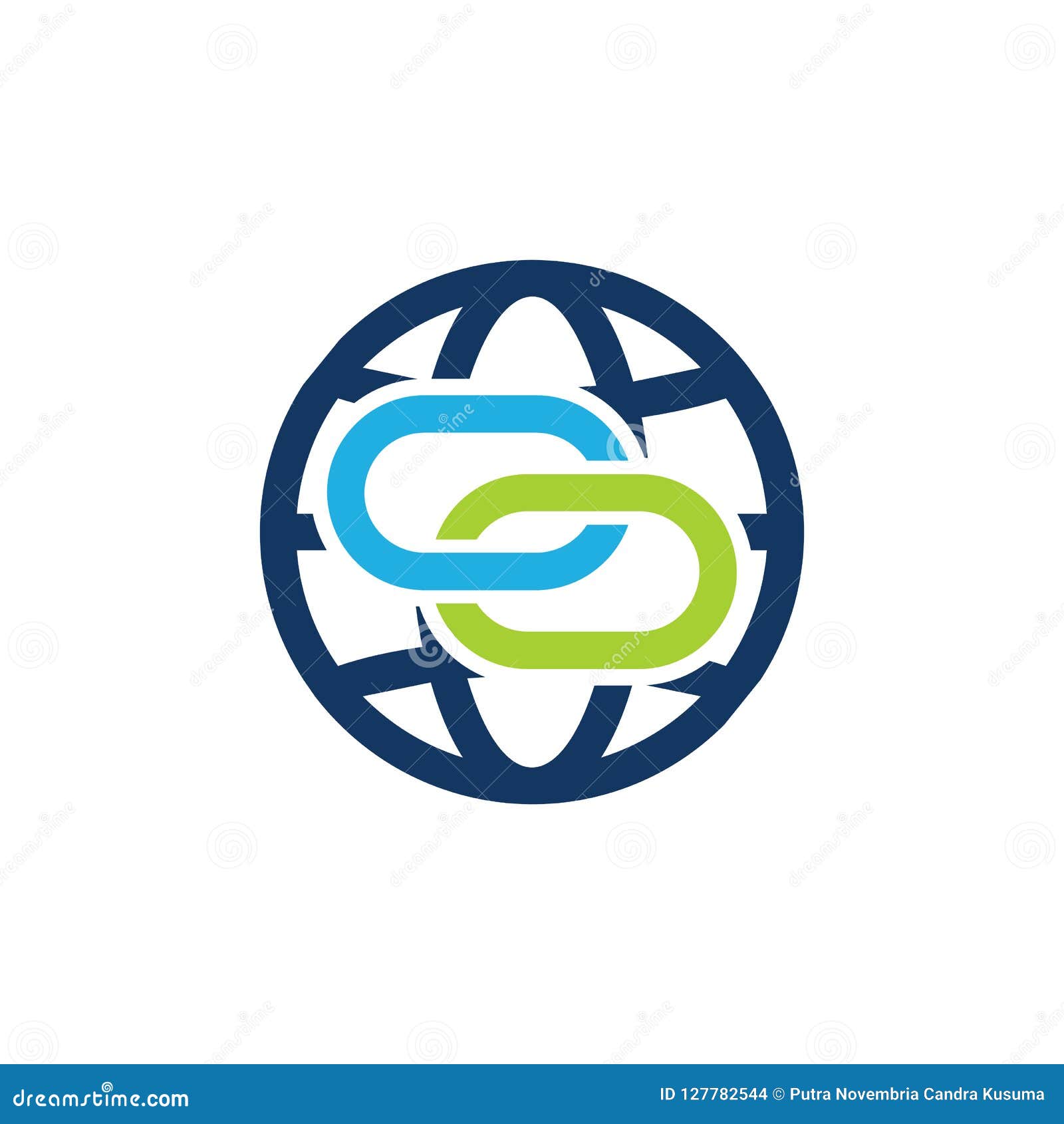 Link World Logo Icon Design Stock Vector - Illustration of connect ...