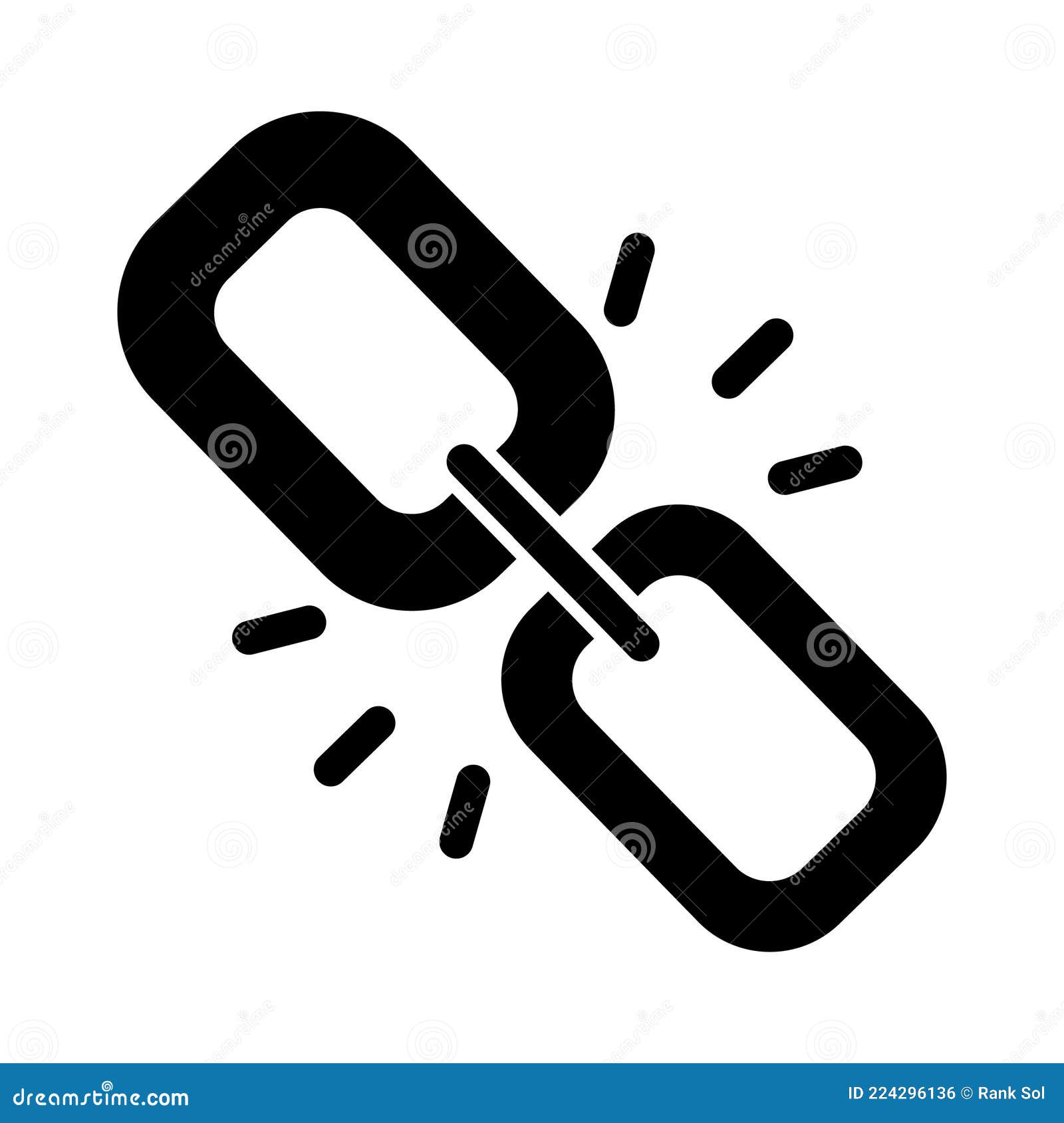 Linkage Icon Icon Which Can Easily Modify or Edit Stock Vector ...