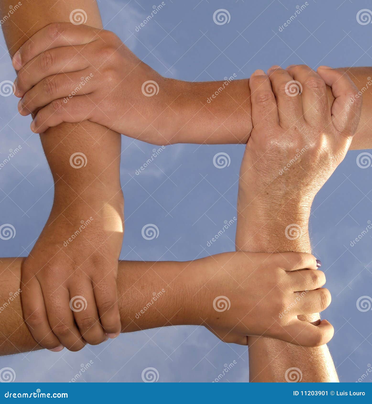 Linked stock image. Image of relationships, body, handshake - 11203901
