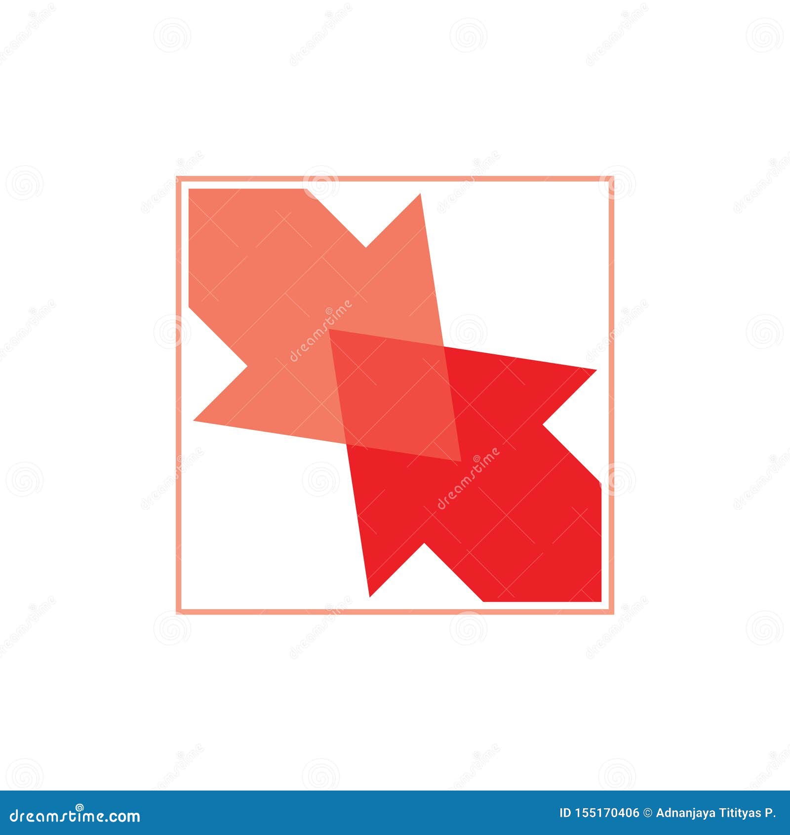 Linked Arrow Symbol Logo Vector Stock Vector - Illustration of ...