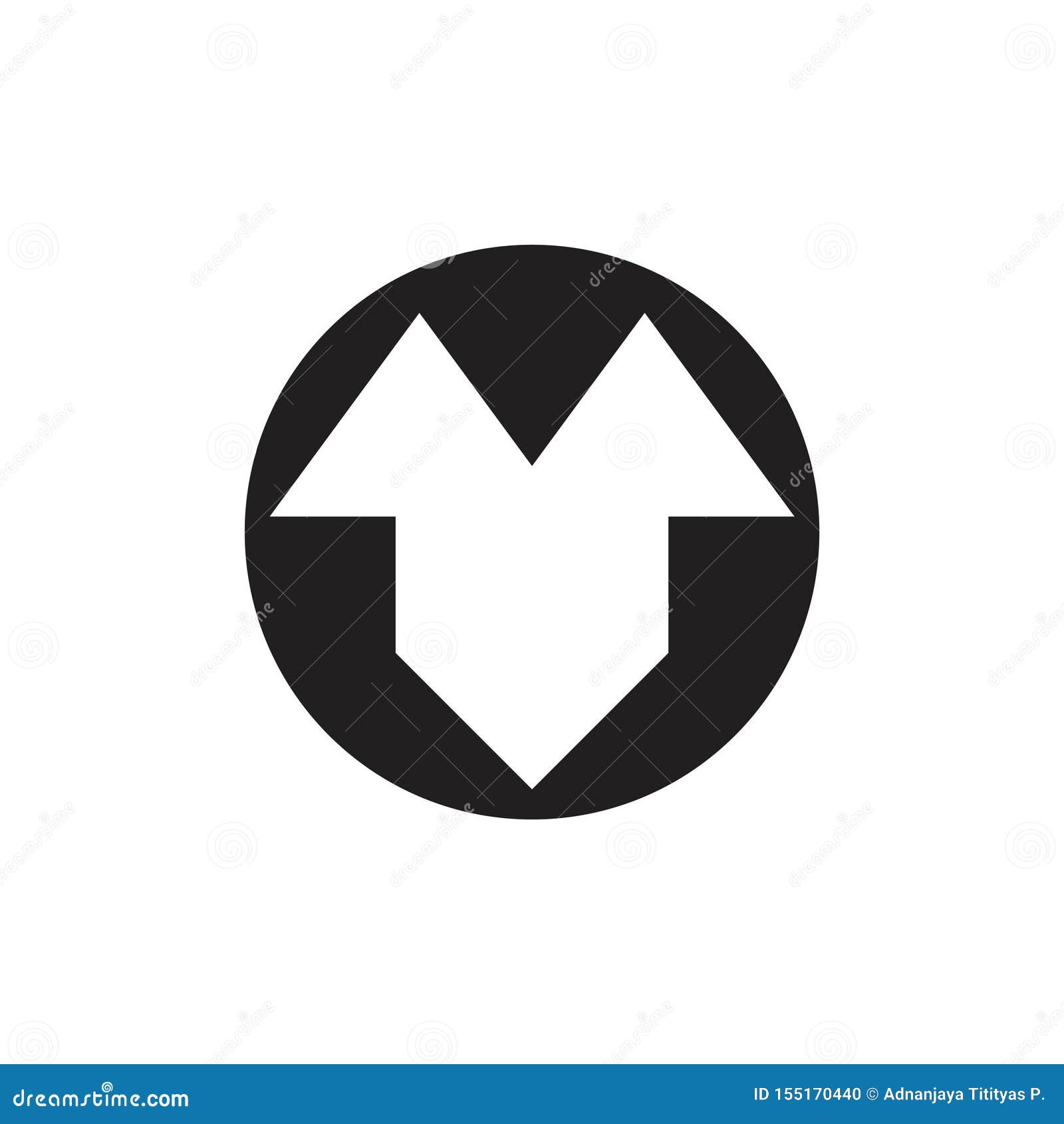 Linked Arrow Symbol Logo Vector Stock Vector - Illustration of icon ...