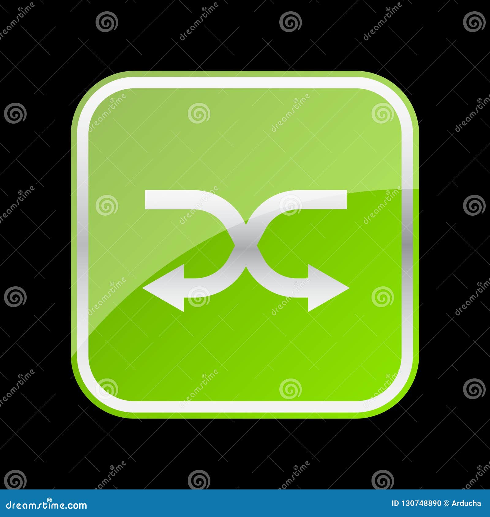Linked arrow web button stock illustration. Illustration of page ...