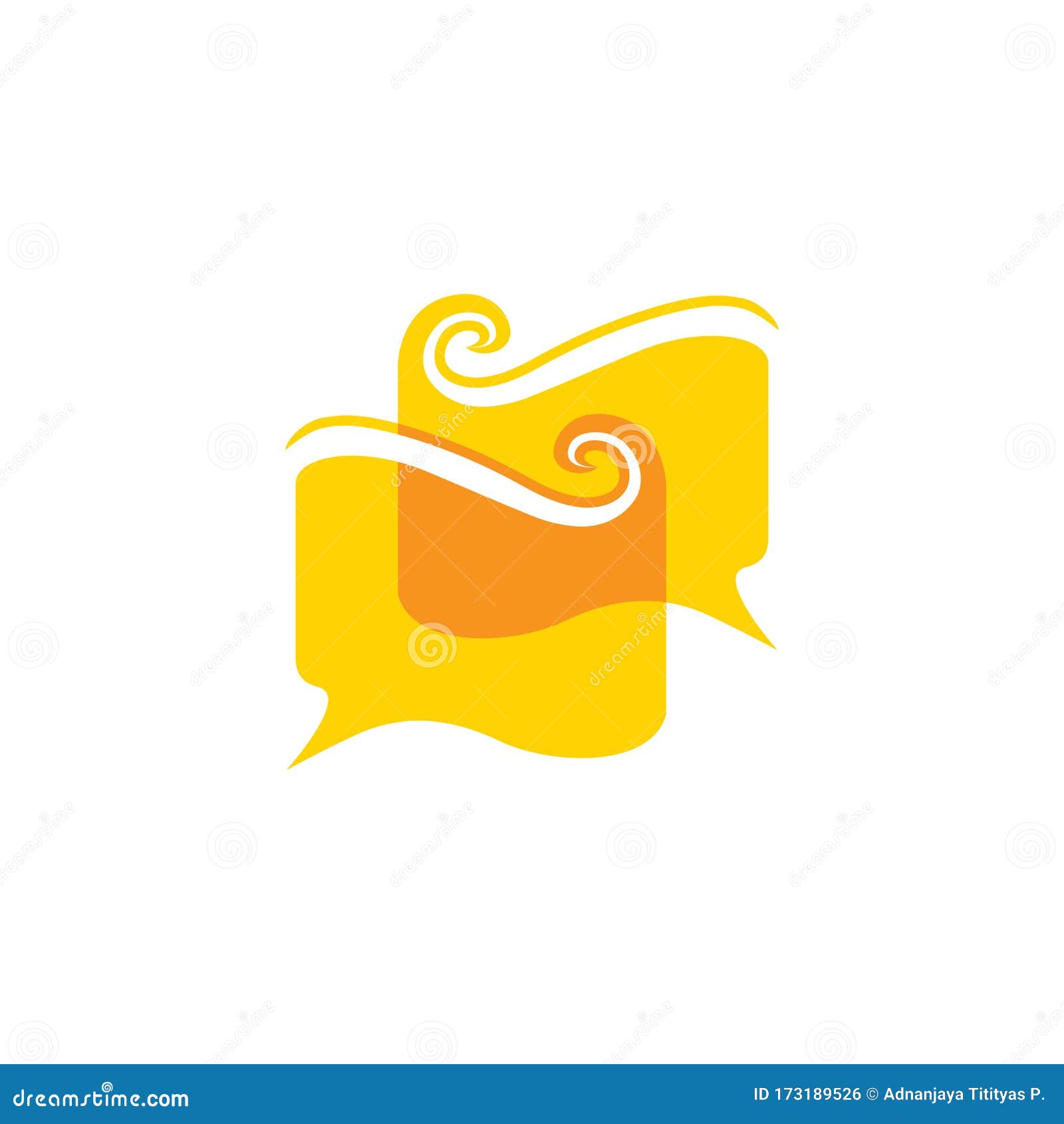 Linked Book Talk Education Symbol Vector Stock Vector - Illustration of ...