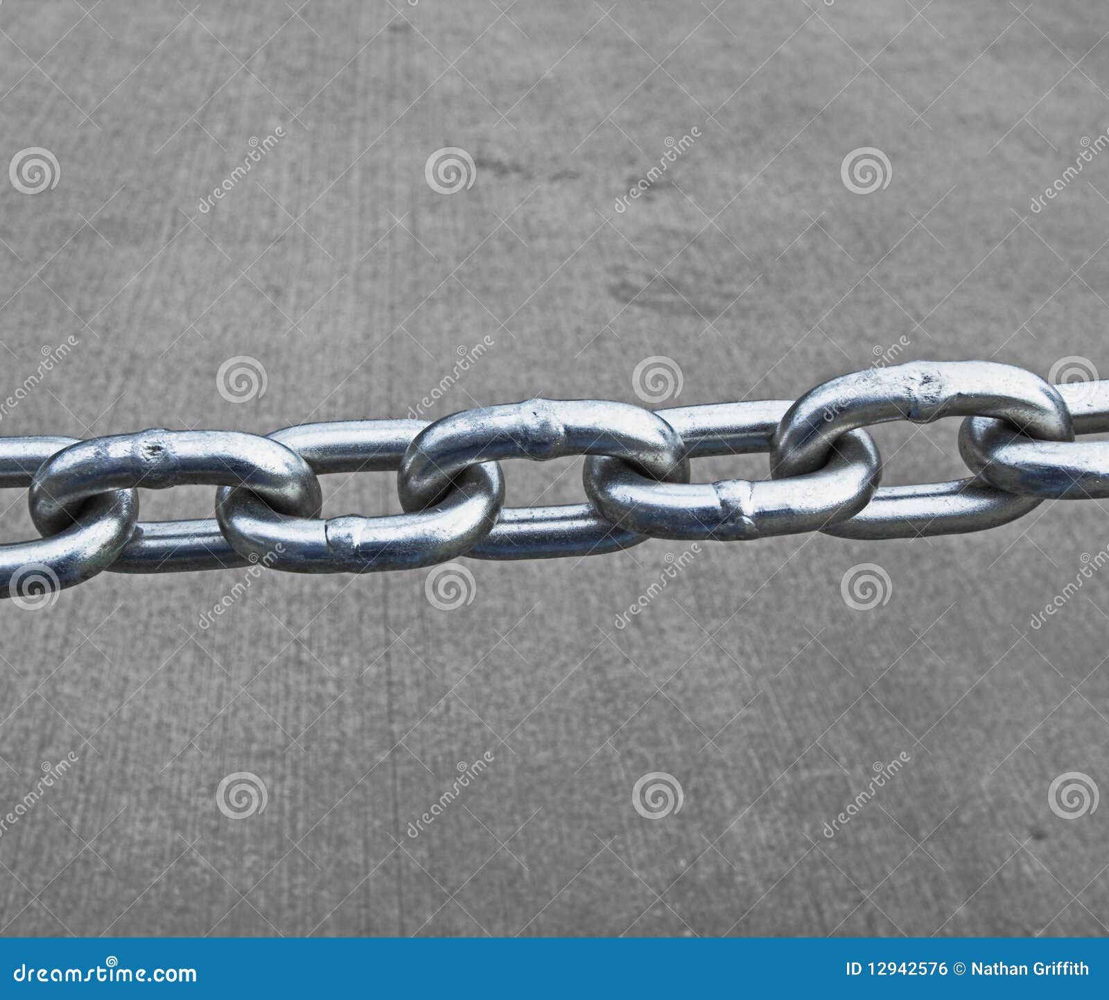 Linked chain stock photo. Image of walkway, public, bright - 12942576