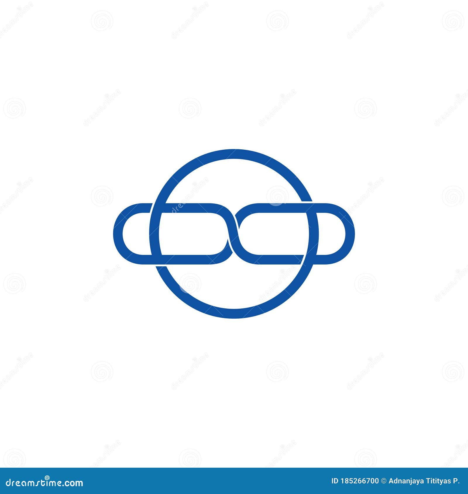 Linked Chain Symbol Logo Vector Stock Illustration - Illustration of ...