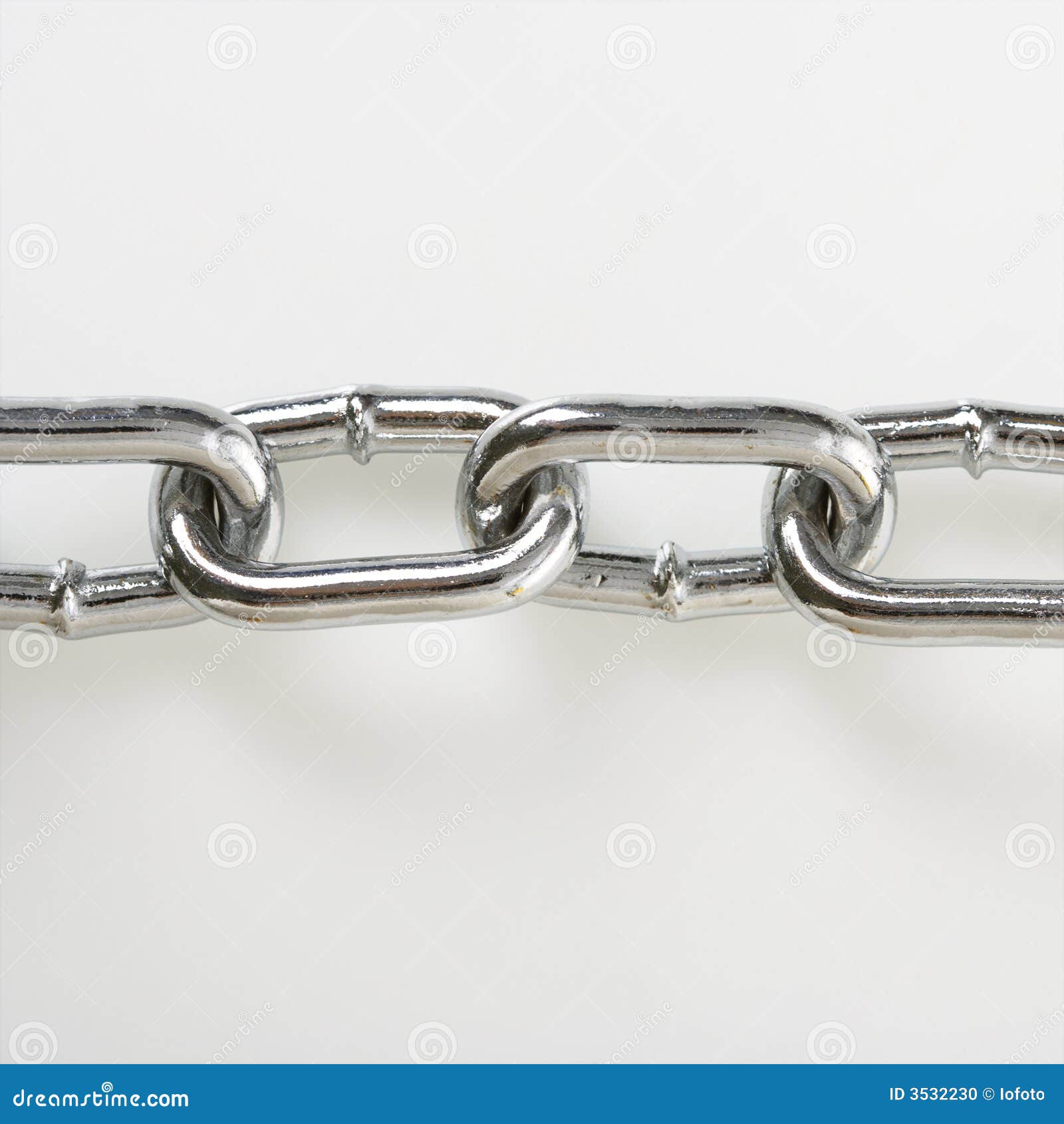 Linked chains. stock photo. Image of square, life, studio - 3532230