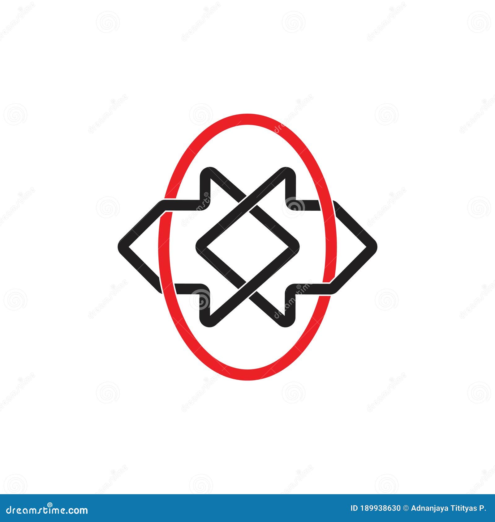 Linked Geometric Arrow Logo Vector Stock Vector - Illustration of next ...