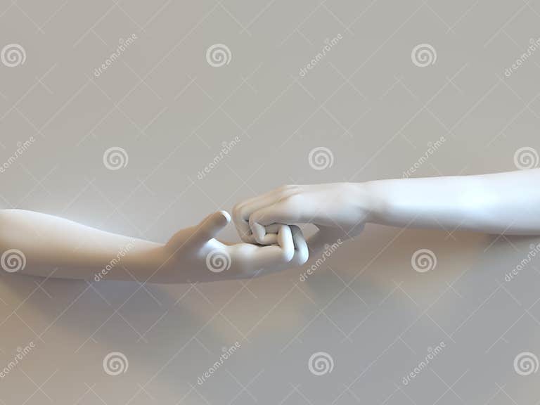 Linked Hands stock photo. Image of combined, joined, demonstrate - 41595022