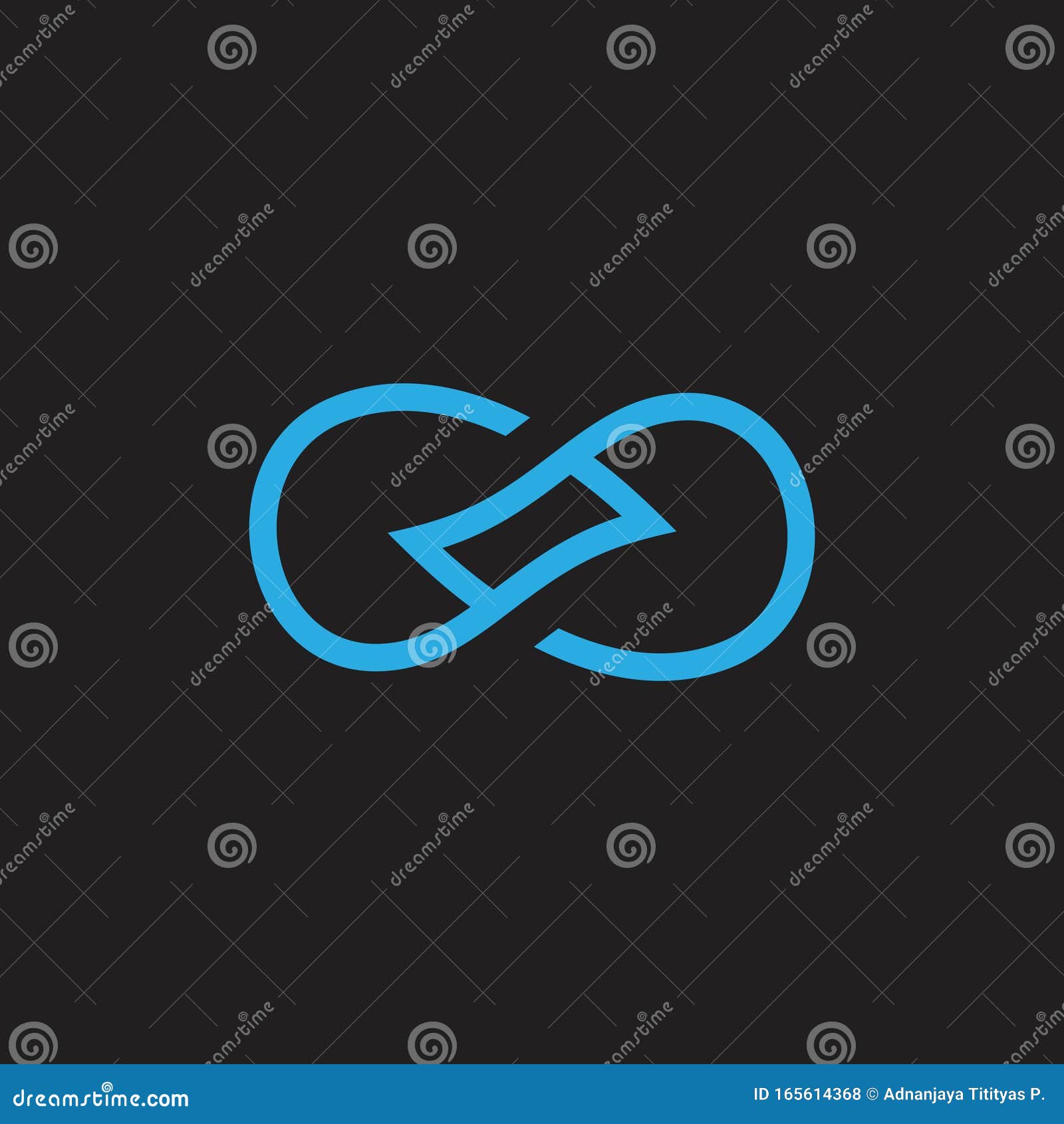 Infinity Pure Drop Water Symbol Logo Vector | CartoonDealer.com #198290427