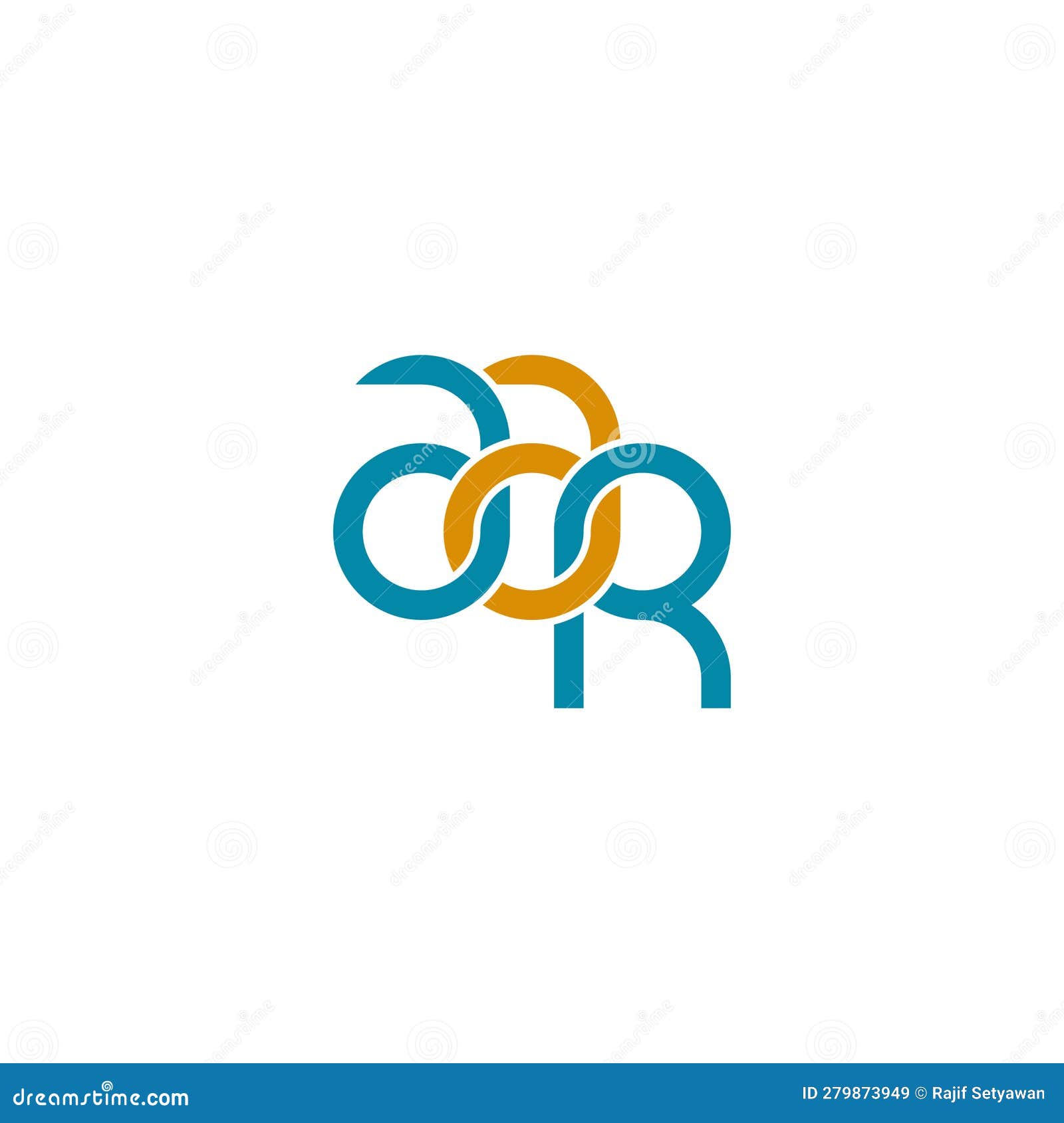 Linked Letters AAR Monogram Logo Design Stock Vector - Illustration of ...