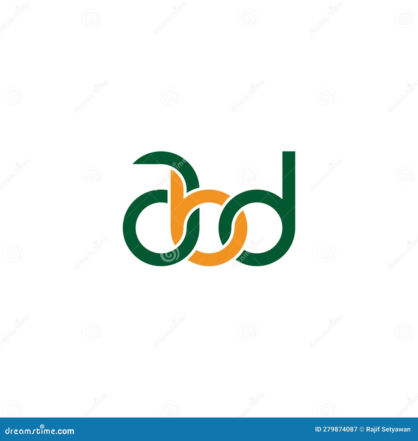 Linked Letters ABD Monogram Logo Design Stock Vector - Illustration of ...