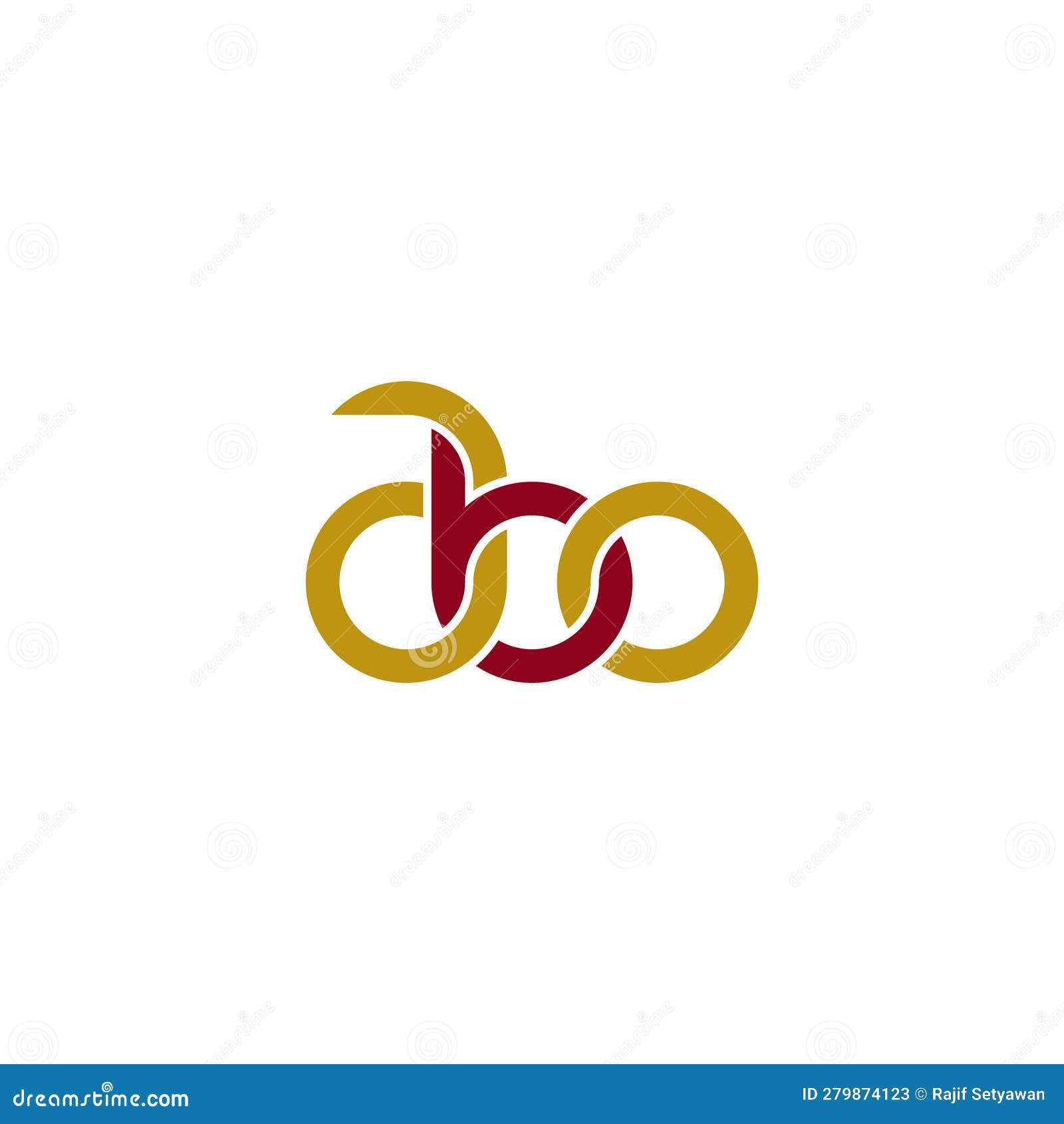 Linked Letters ABO Monogram Logo Design Stock Vector - Illustration of ...