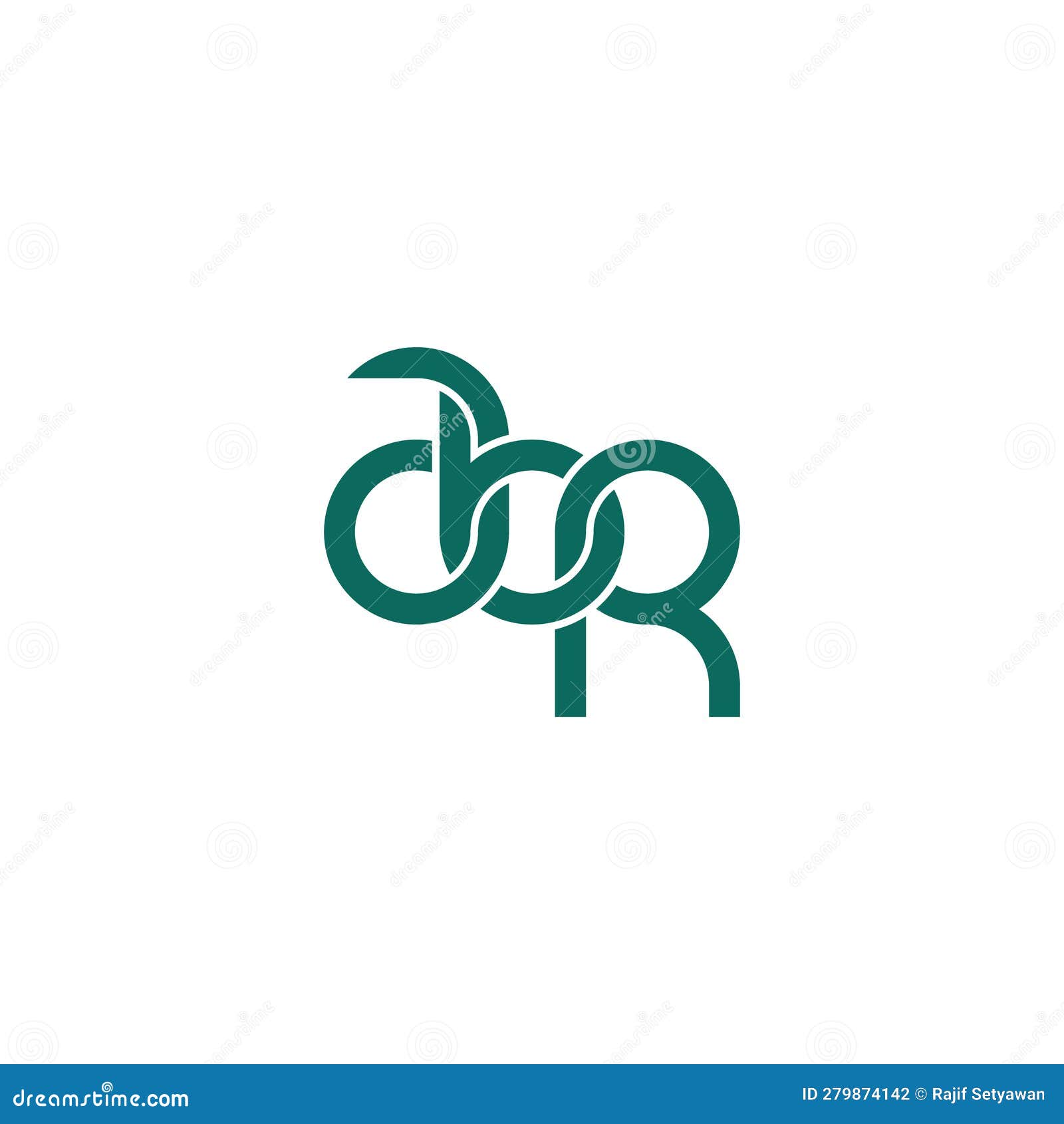Linked Letters ABR Monogram Logo Design Stock Vector - Illustration of ...