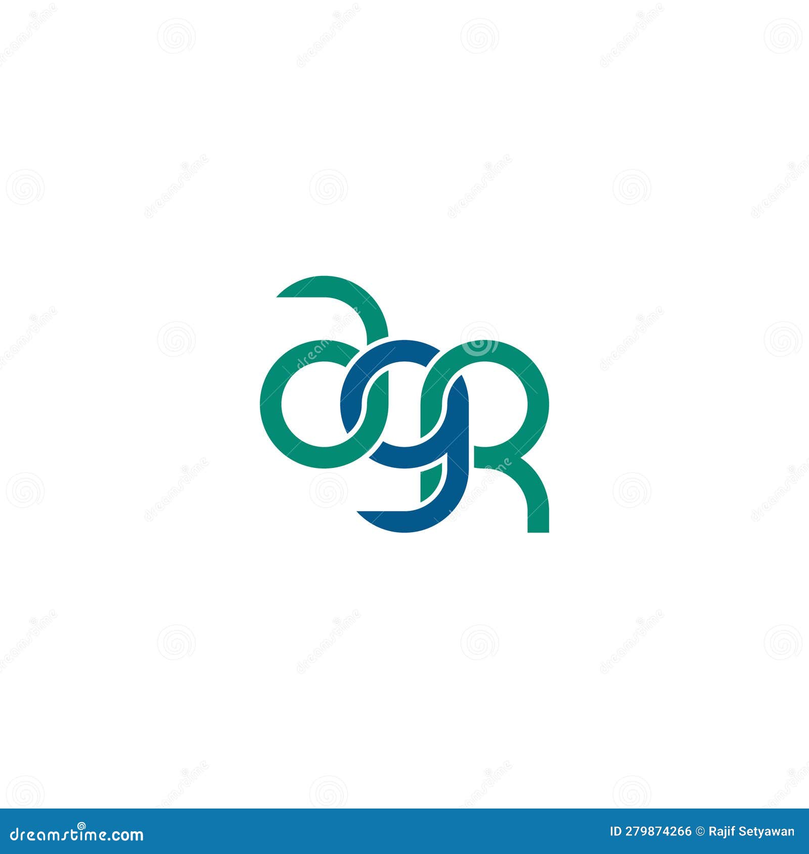 Linked Letters AGR Monogram Logo Design Stock Vector - Illustration of ...