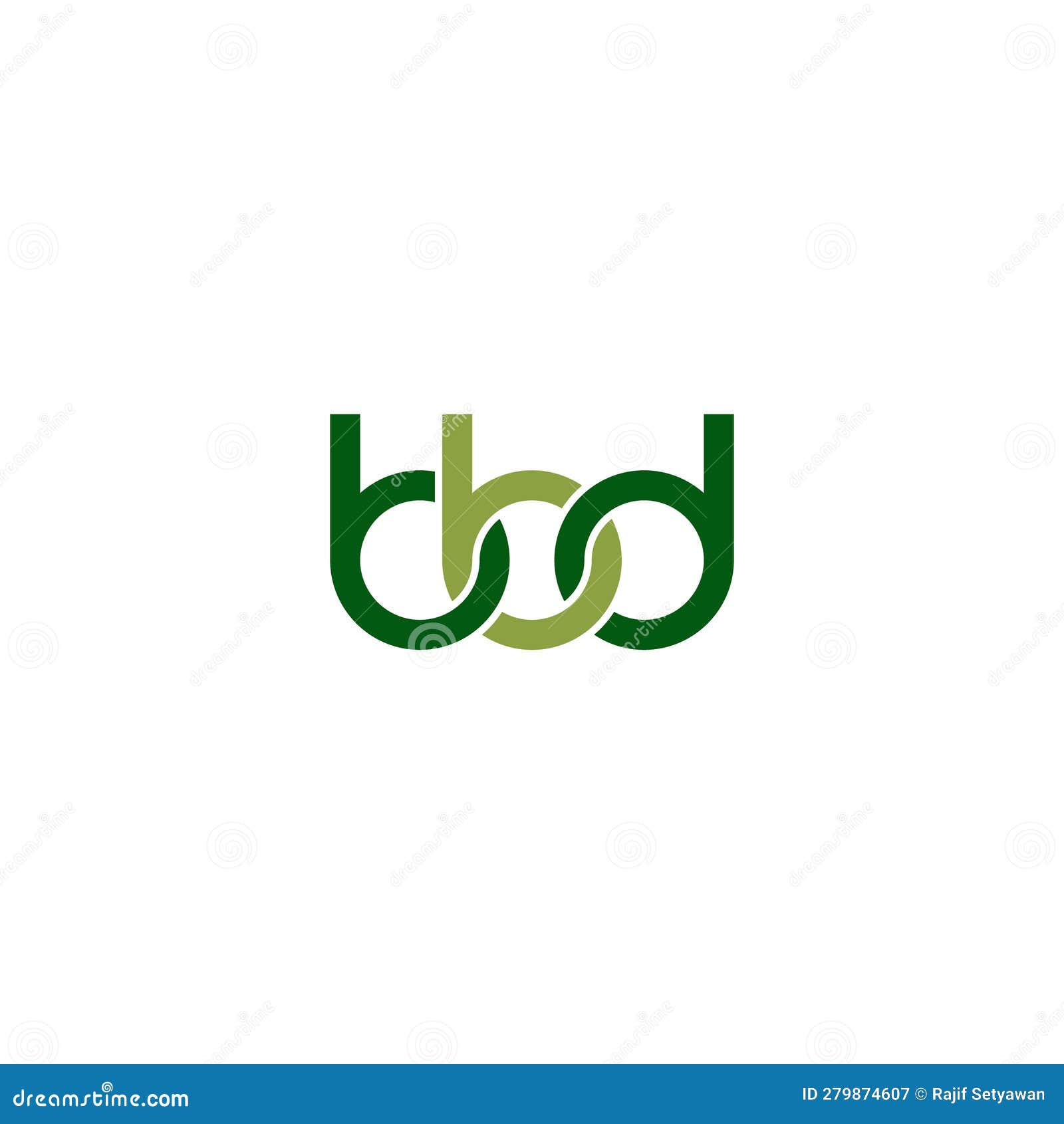Linked Letters BBD Monogram Logo Design Stock Vector - Illustration of ...