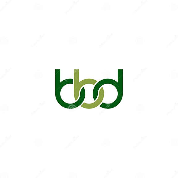 Linked Letters BBD Monogram Logo Design Stock Vector - Illustration of ...
