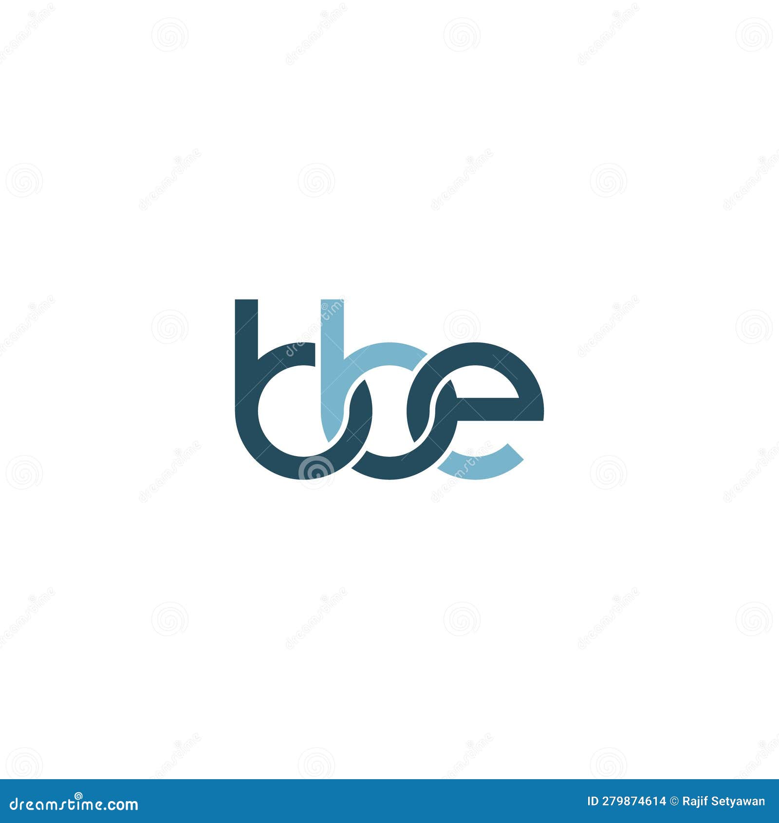 Linked Letters BBE Monogram Logo Design Stock Vector - Illustration of ...