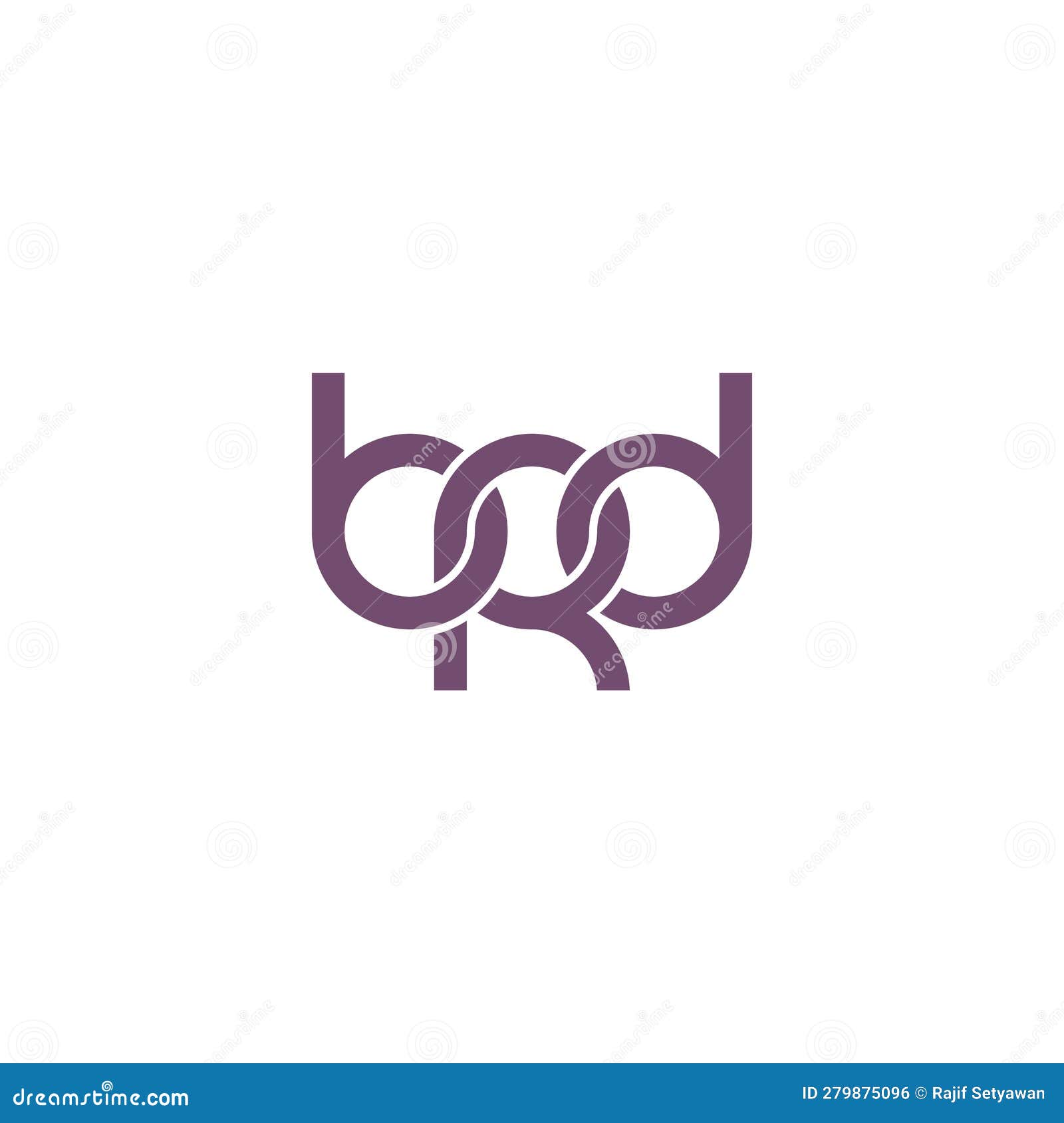 Linked Letters BRD Monogram Logo Design Stock Vector - Illustration of ...