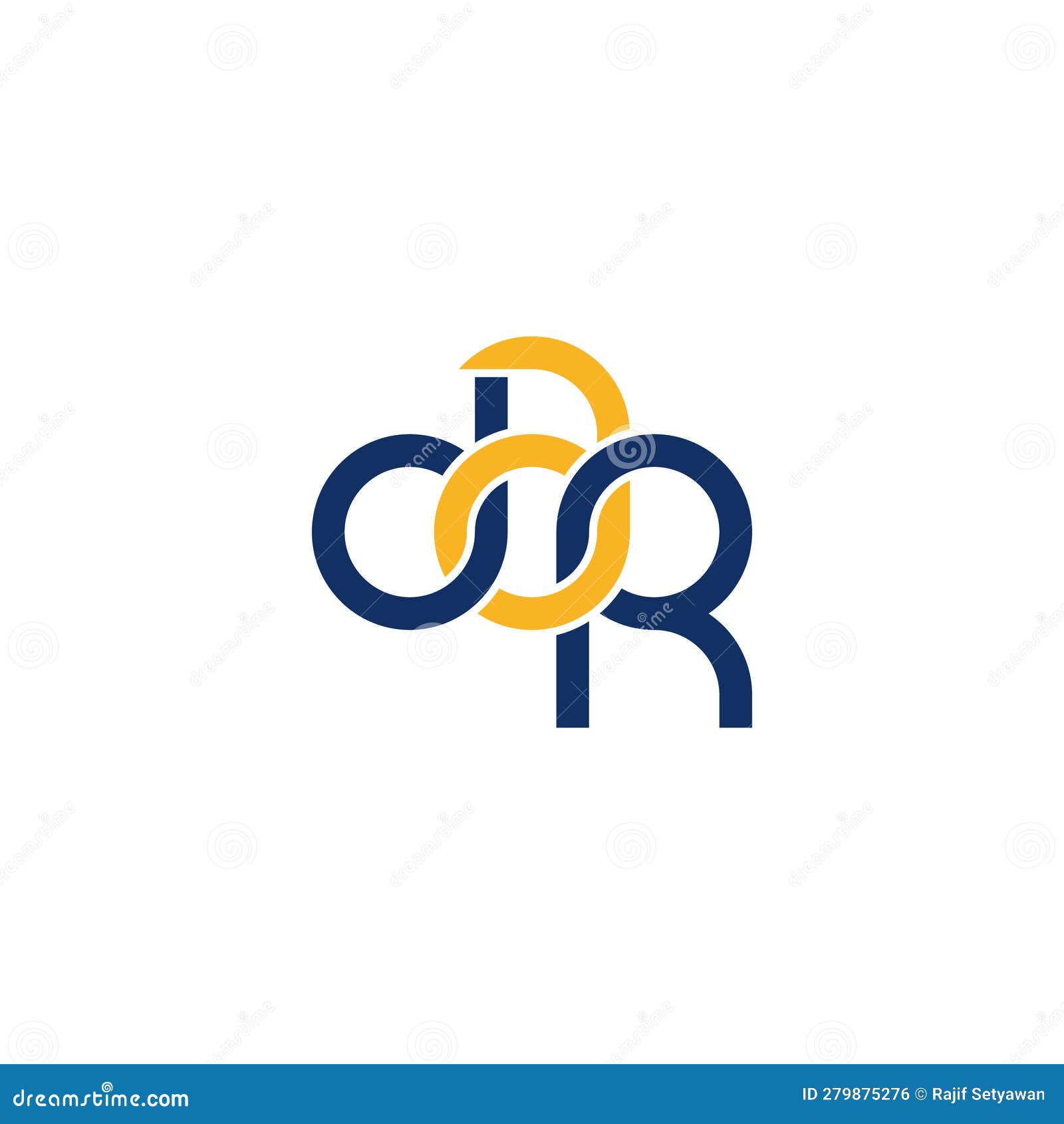 Linked Letters DAR Monogram Logo Design Stock Vector - Illustration of ...