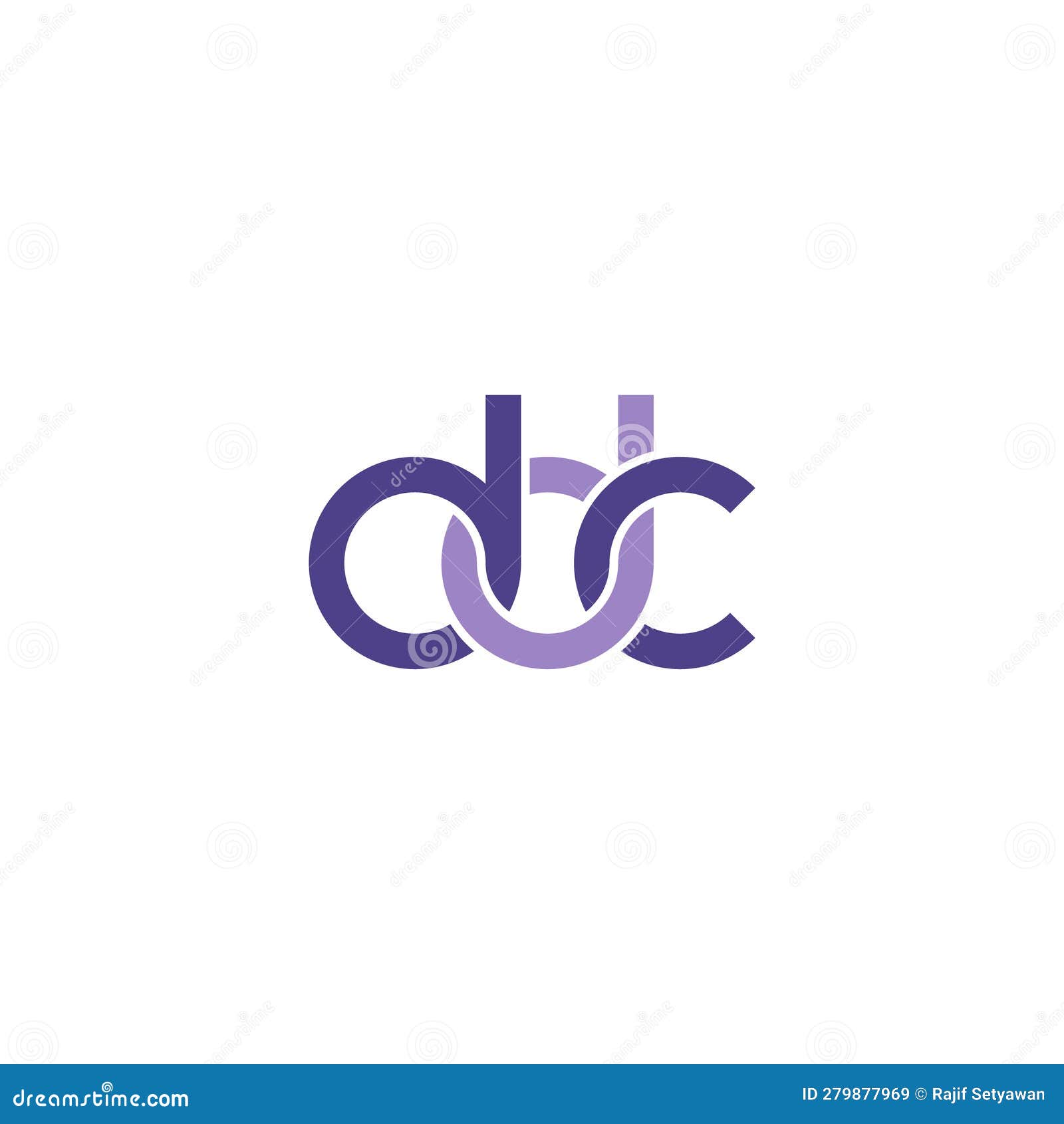 Linked Letters DDC Monogram Logo Design Stock Vector - Illustration of ...
