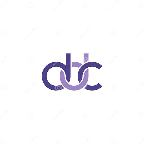 Linked Letters DDC Monogram Logo Design Stock Vector - Illustration of ...