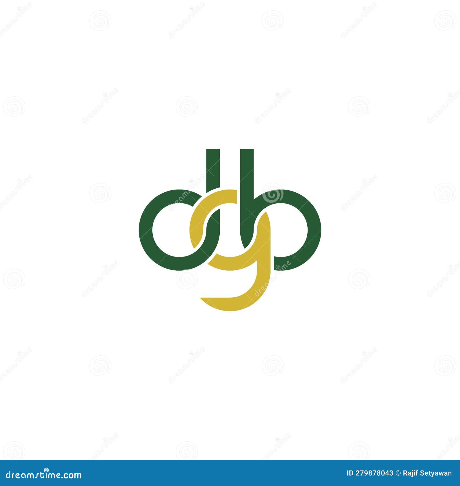 Linked Letters DGB Monogram Logo Design Stock Vector - Illustration of ...