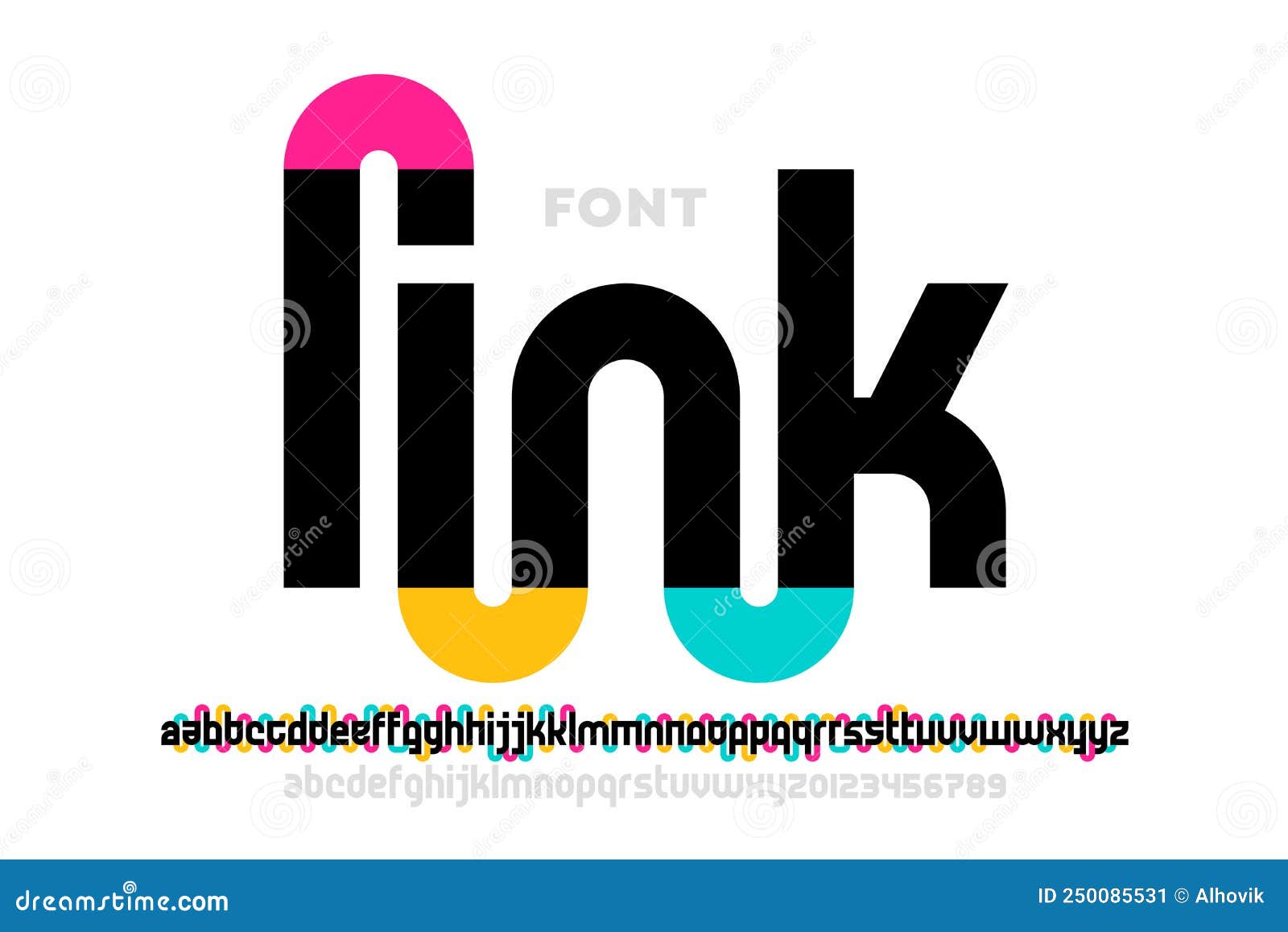 Linked Letters DPC Monogram Logo Design Vector Illustration ...