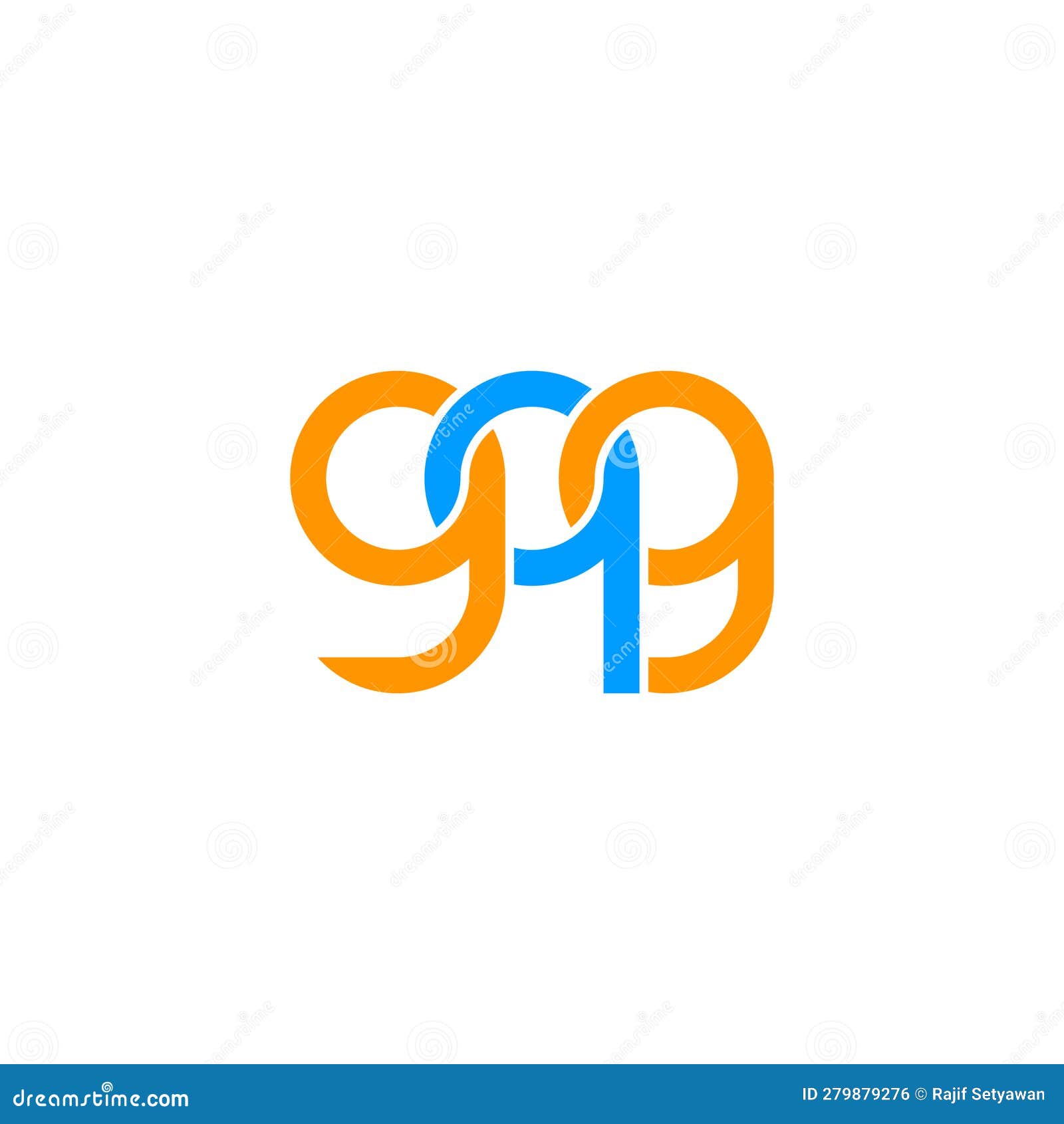 Linked Letters GQG Monogram Logo Design Stock Vector - Illustration of ...