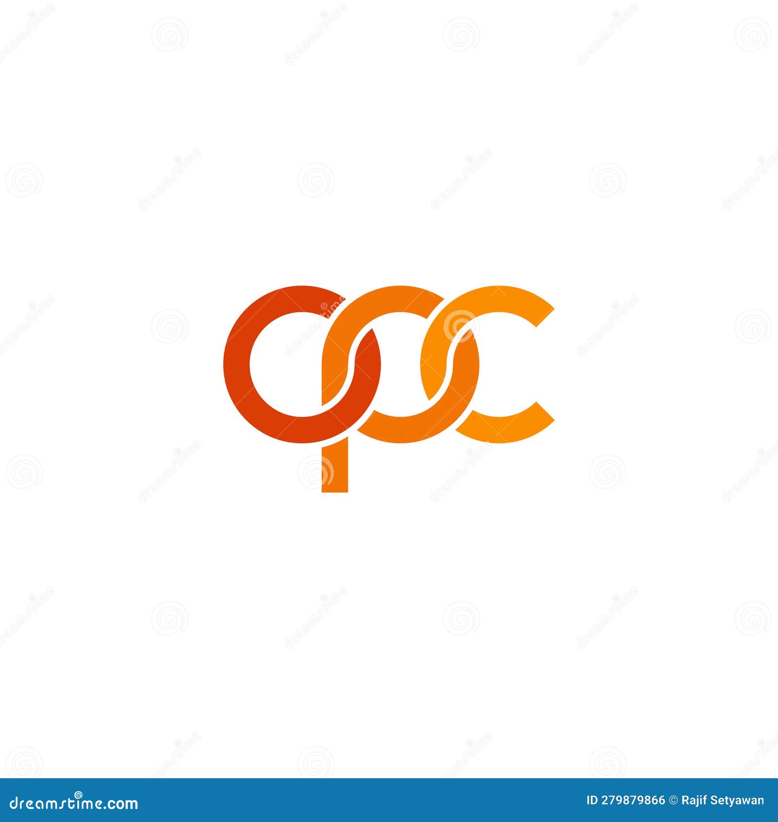 Linked Letters OPC Monogram Logo Design Stock Vector - Illustration of ...