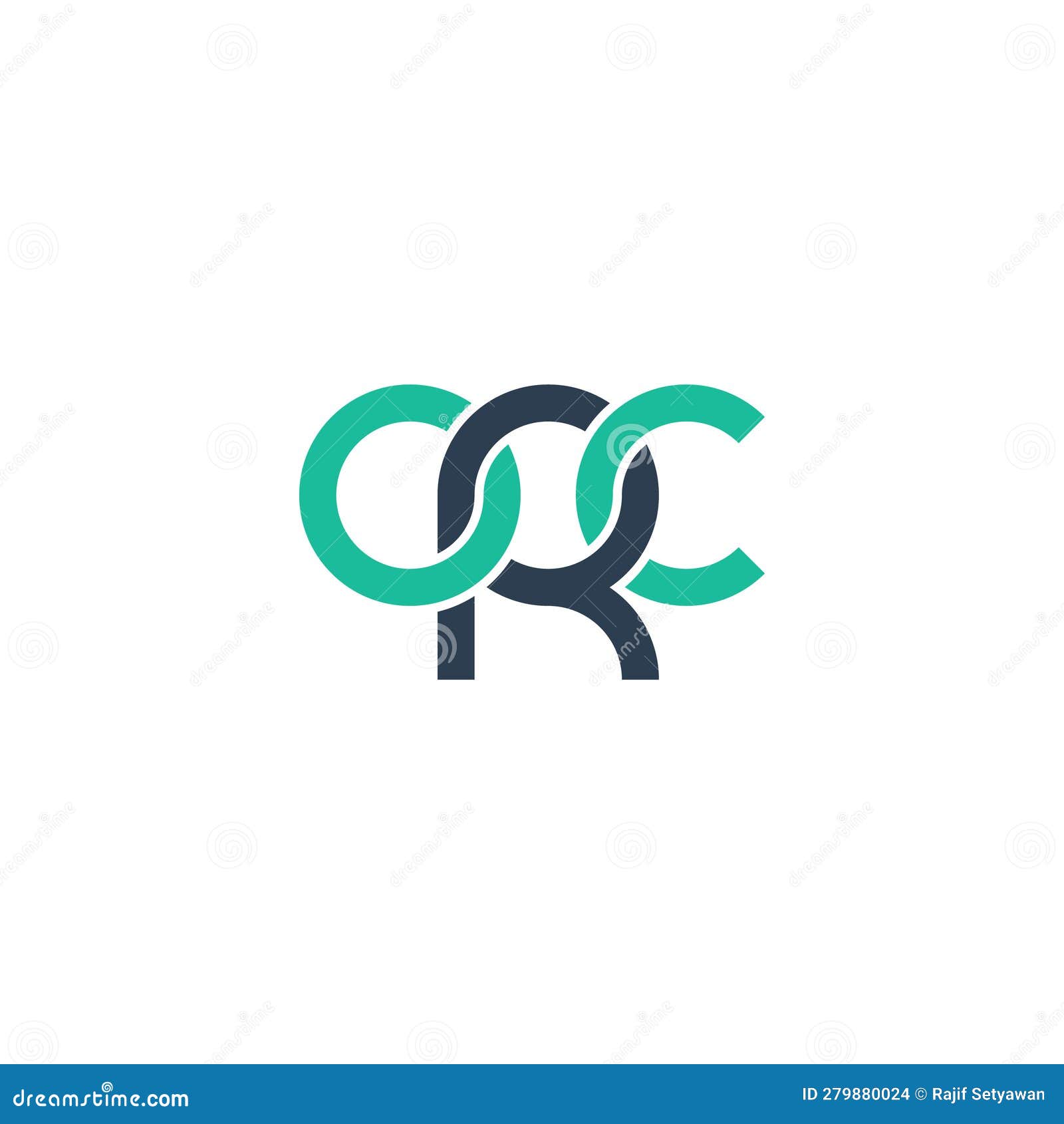 Linked Letters ORC Monogram Logo Design Stock Vector - Illustration of ...