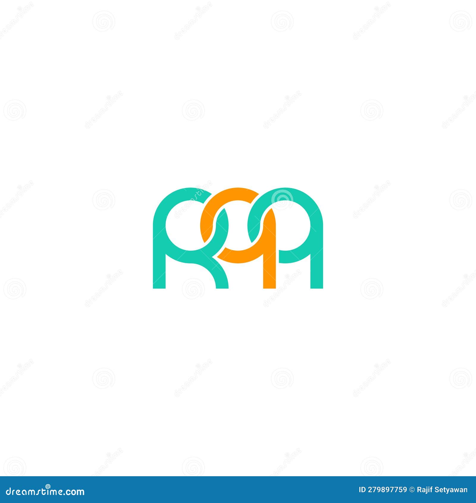 Linked Letters RQQ Monogram Logo Design Stock Vector - Illustration of ...